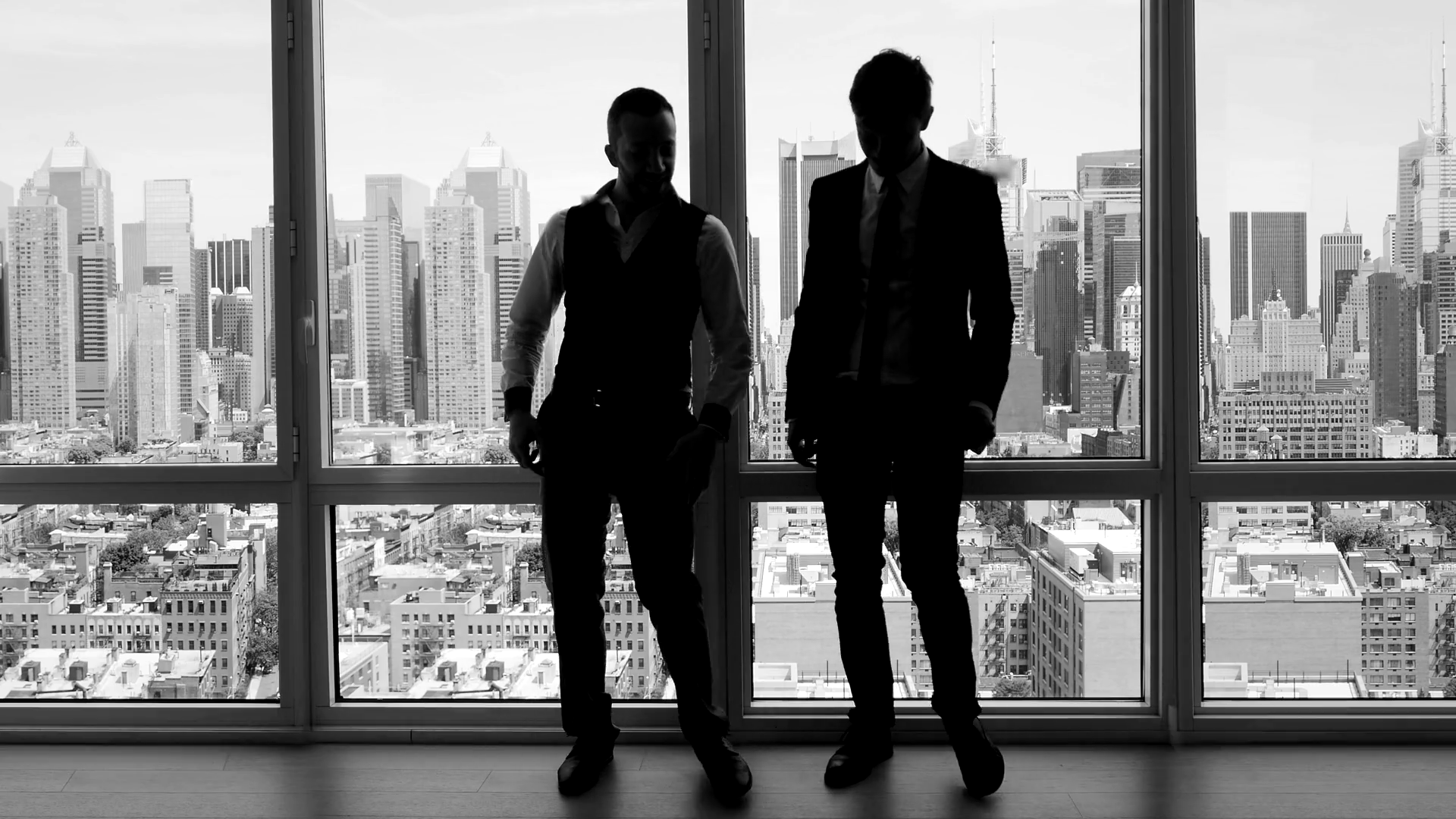 Two Young Successful Businessman Dancing Stock Footage SBV-348442795 ...