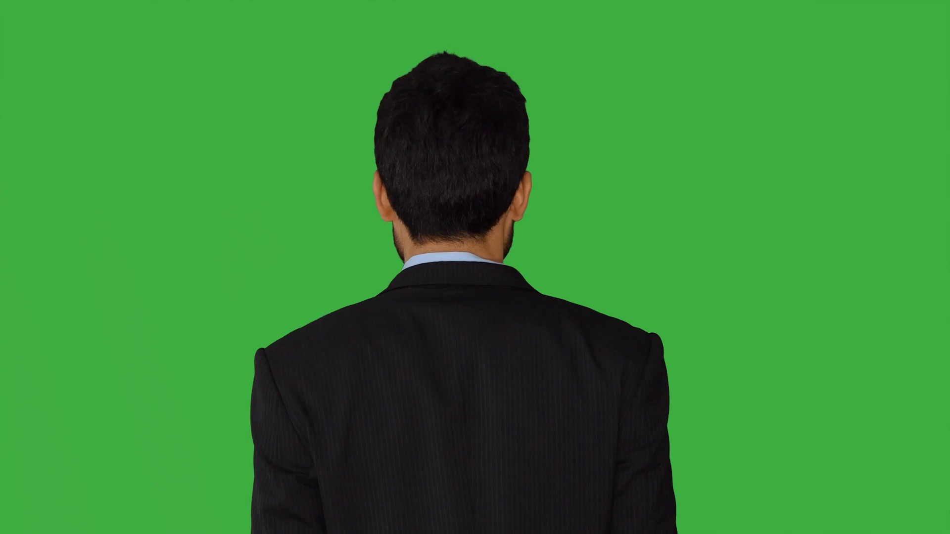 Businessman Talking Isolated On Green Screen Stock Footage SBV ...