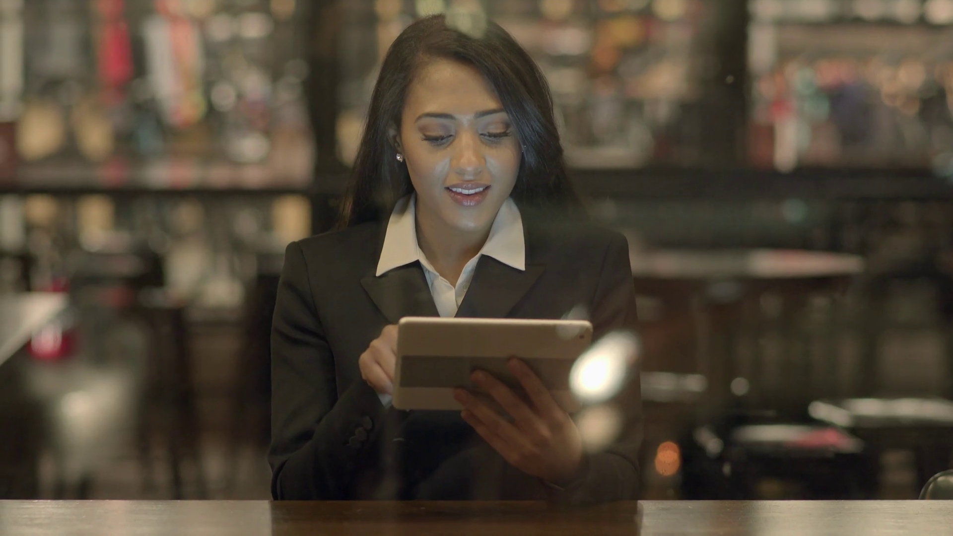 Confident Woman Browsing Web Internet On Stock Footage SBV-348468818 ...