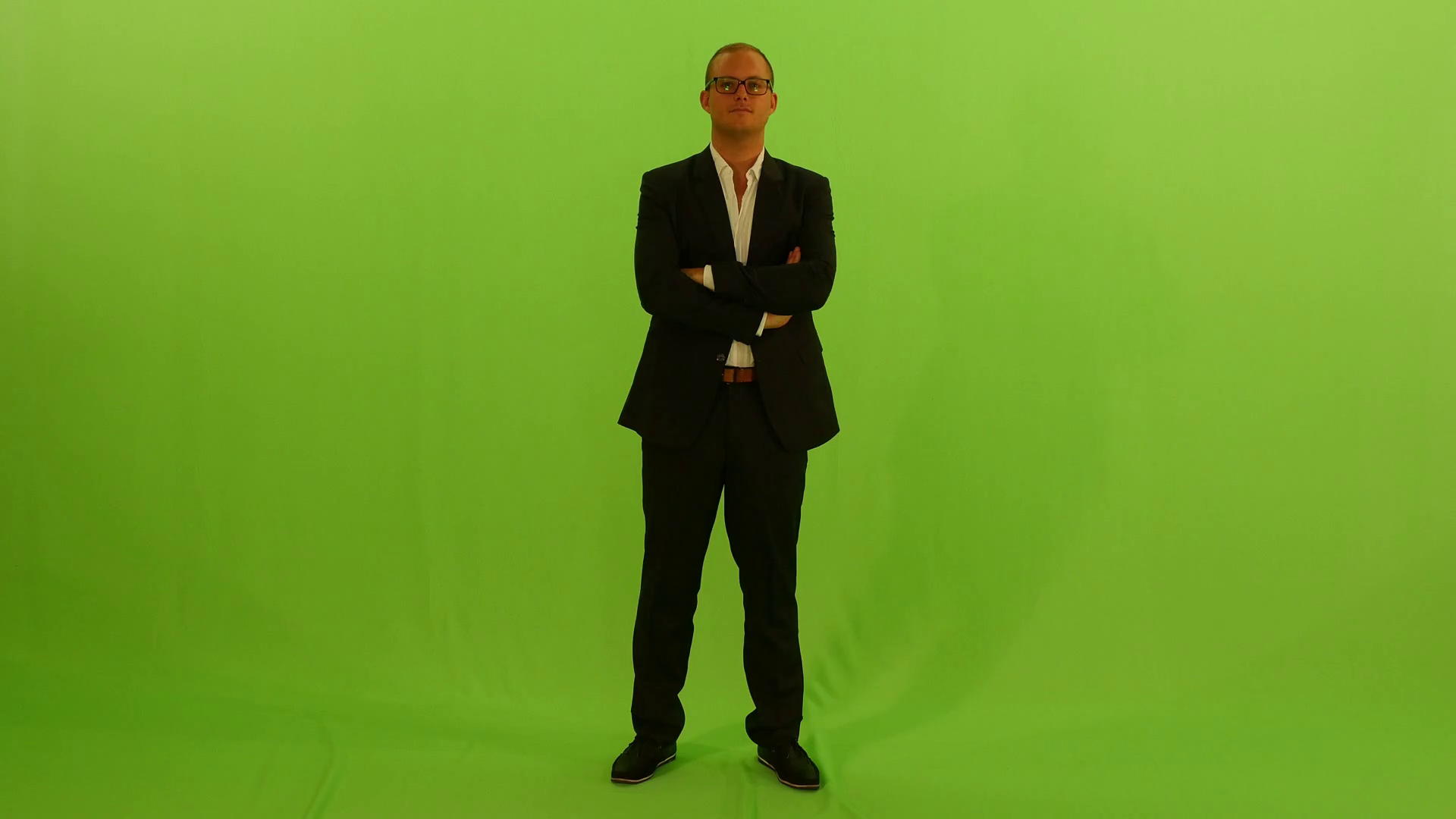 Businessman Isolated On Green Screen Stock Footage SBV-348427946 ...