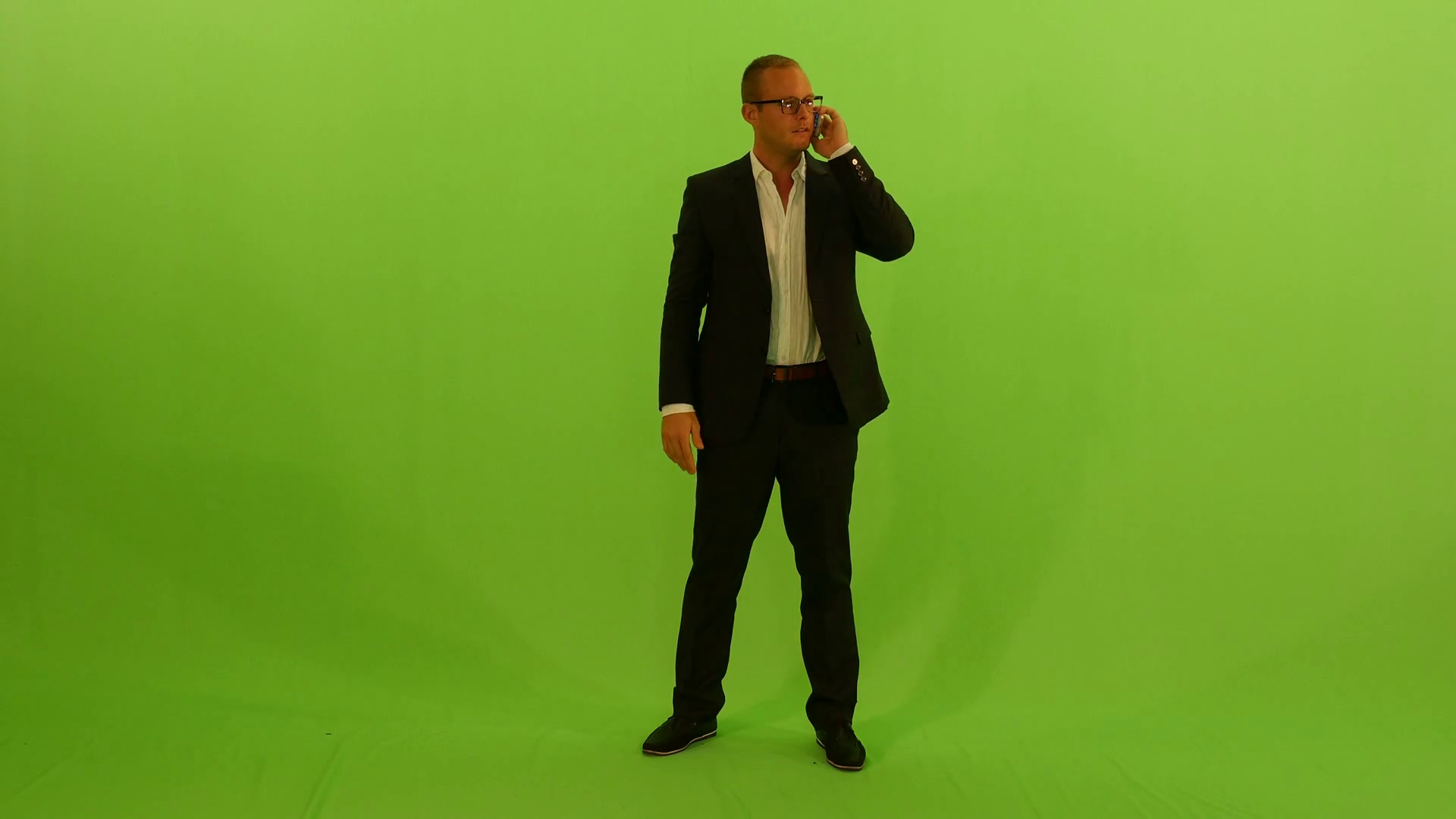 Businessman Isolated On Green Screen Stock Footage SBV-348428046 ...