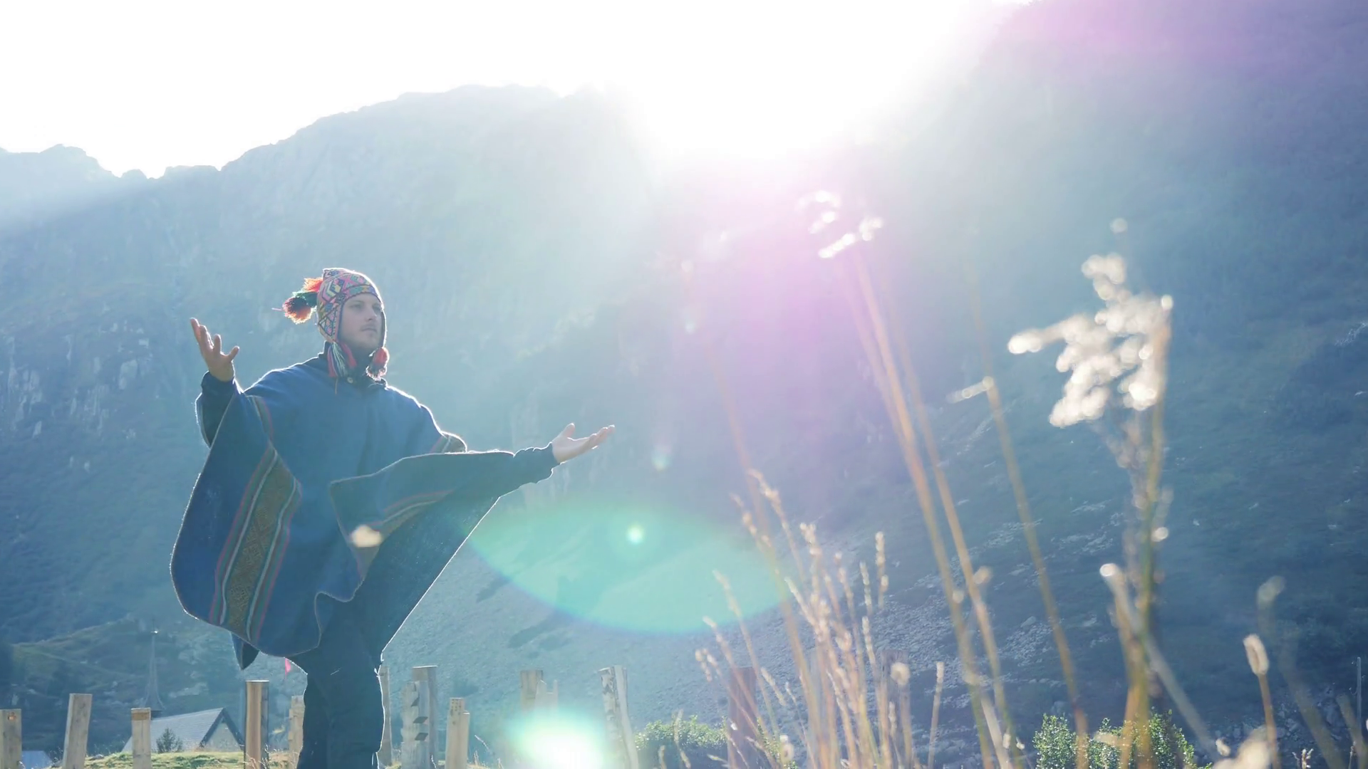Shaman Man Performing Spiritual Culture Stock Footage SBV-348427769 ...