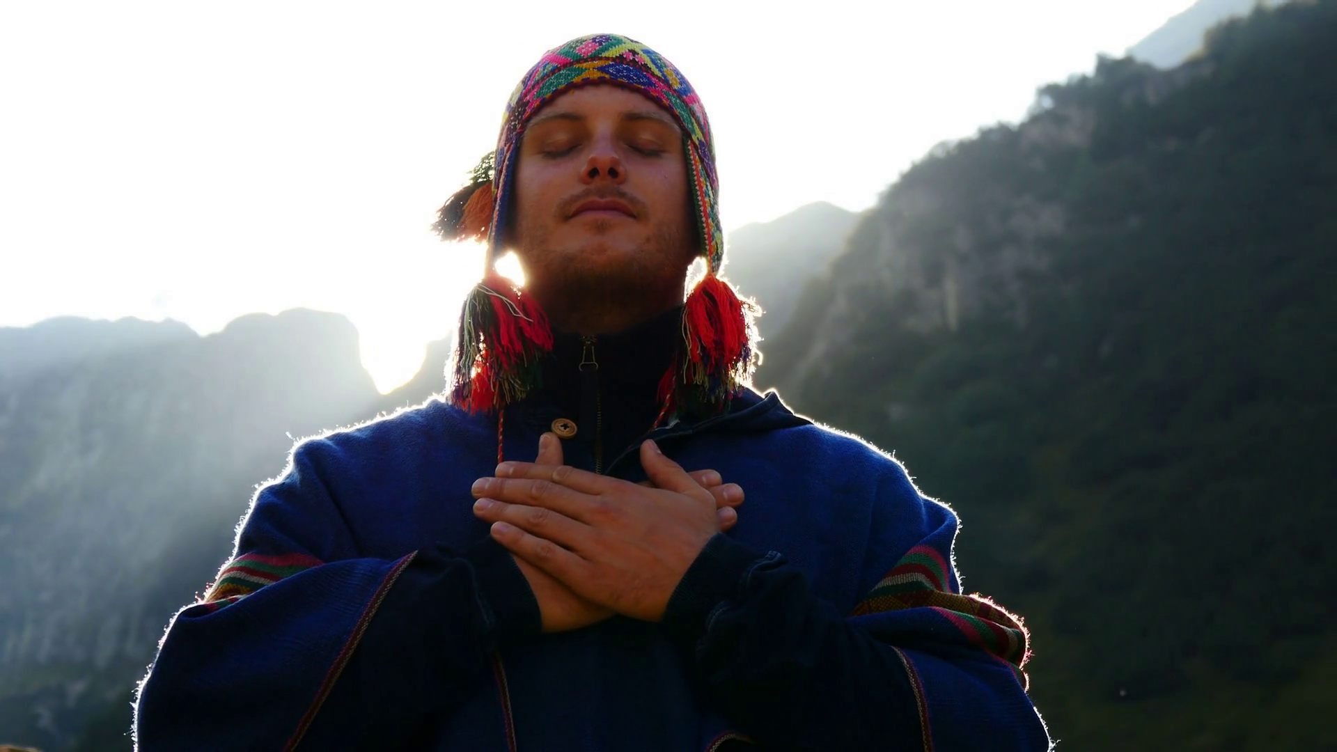 Shaman Man Performing Spiritual Culture Stock Footage SBV-348449827 ...