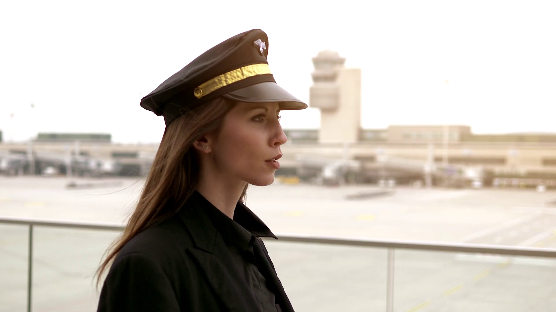 Young Successful Female Airline Captain Stock Footage SBV-348450096 ...