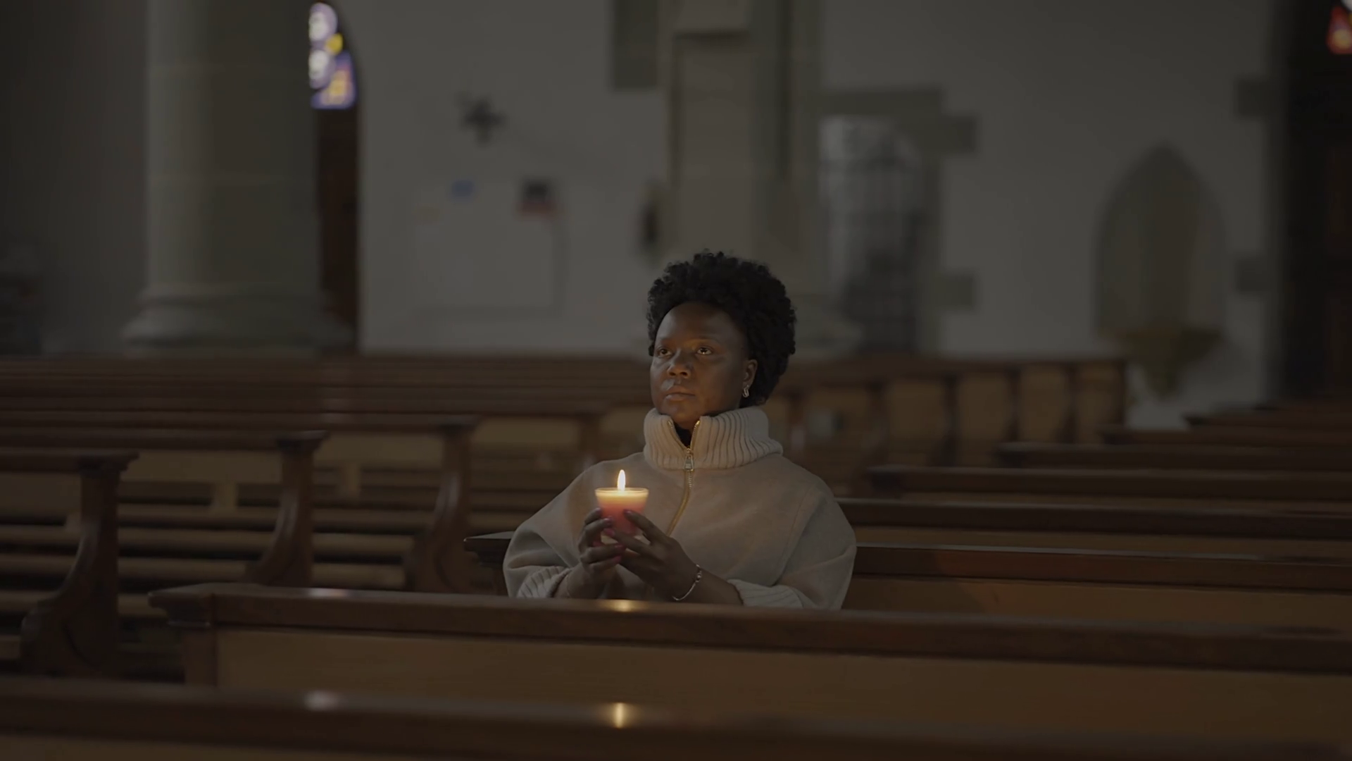 Faithful Female Person Doing Religious Stock Footage SBV-348450112 ...