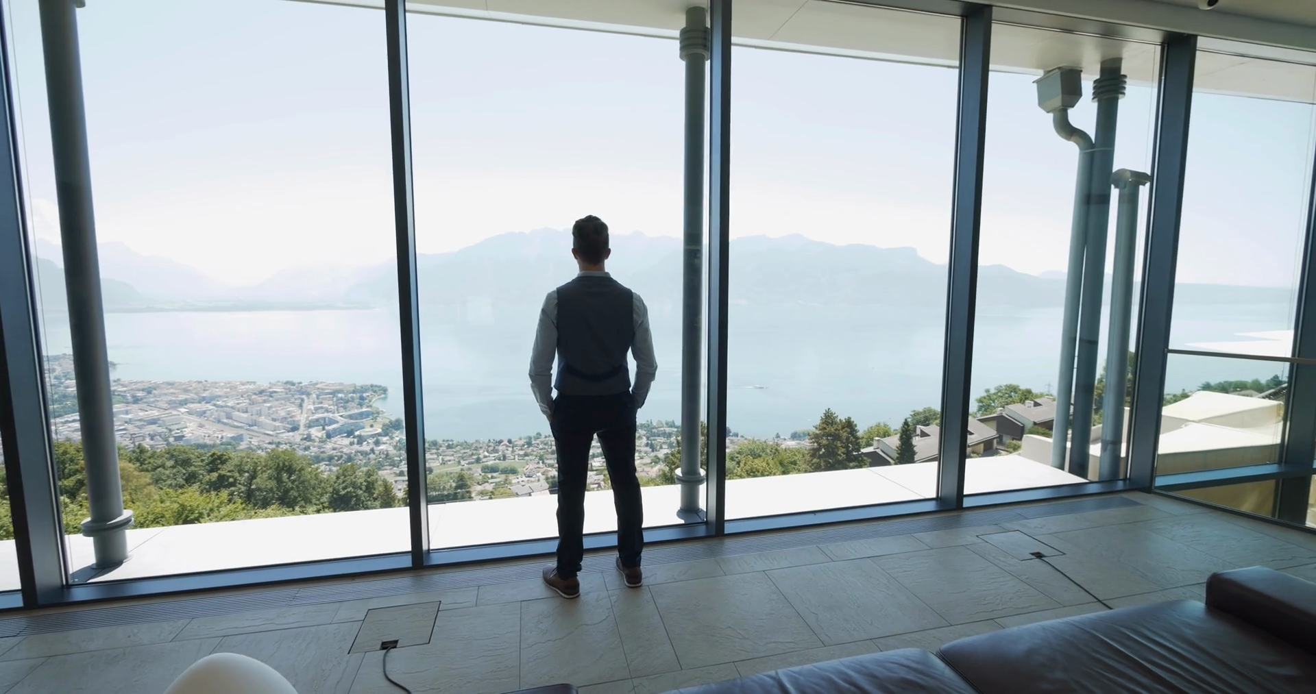 Successful Young Businessman Inside Modern Stock Footage SBV-348428235 ...