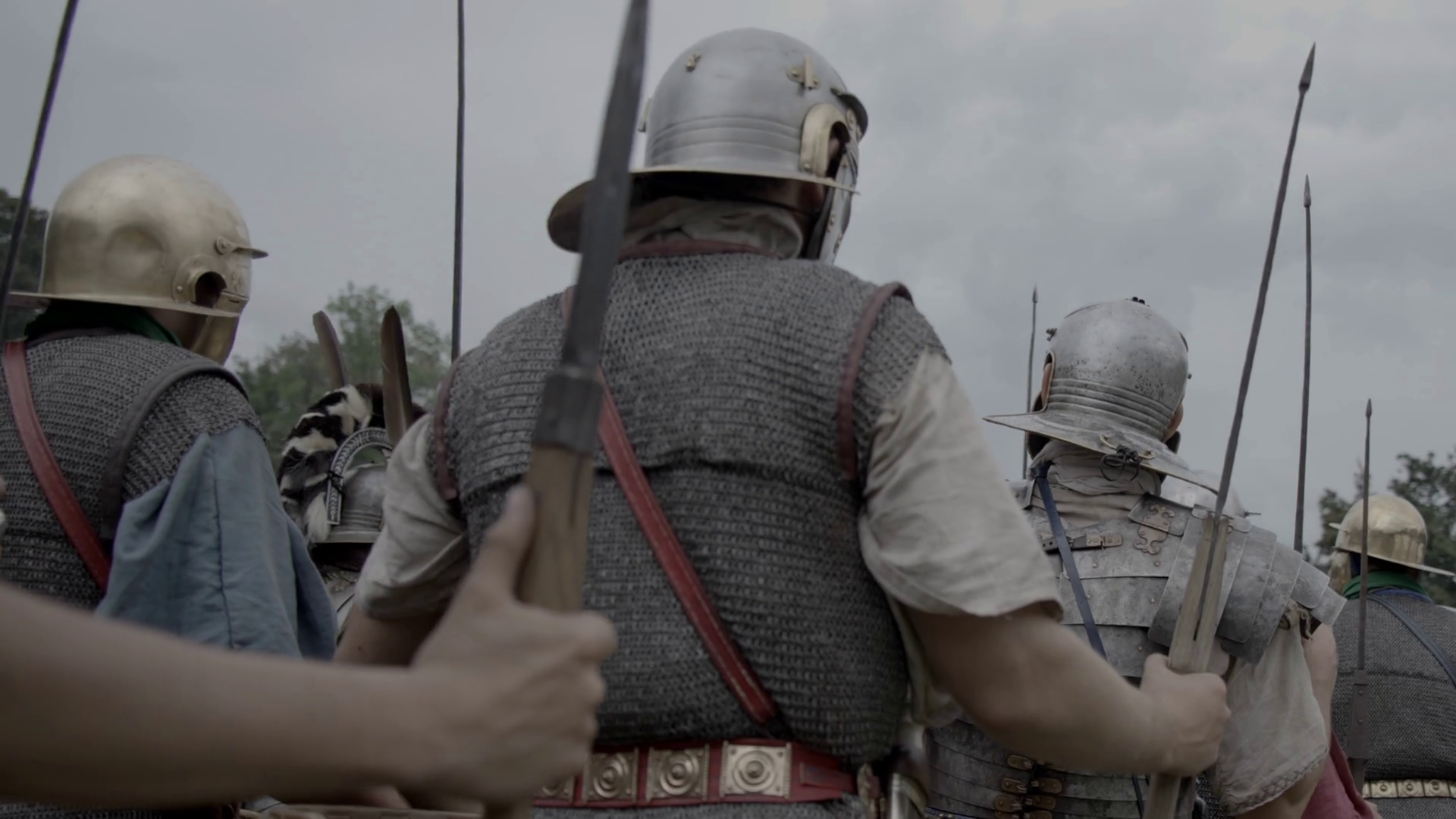 Old Retro Vintage Army Soldiers Marching Stock Footage SBV-348515937 ...