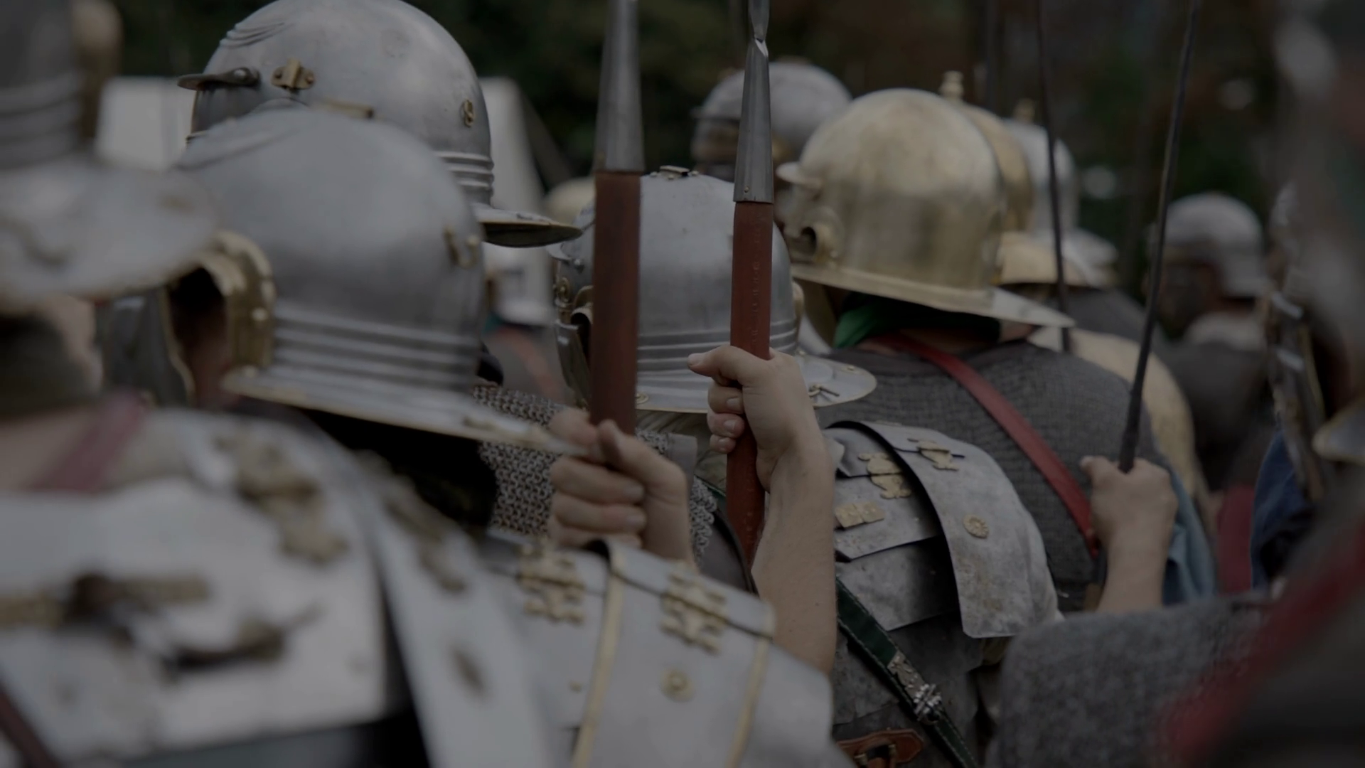 Back View Of Epic Army Troop Of Soldiers In Stock Footage SBV-348484443 ...