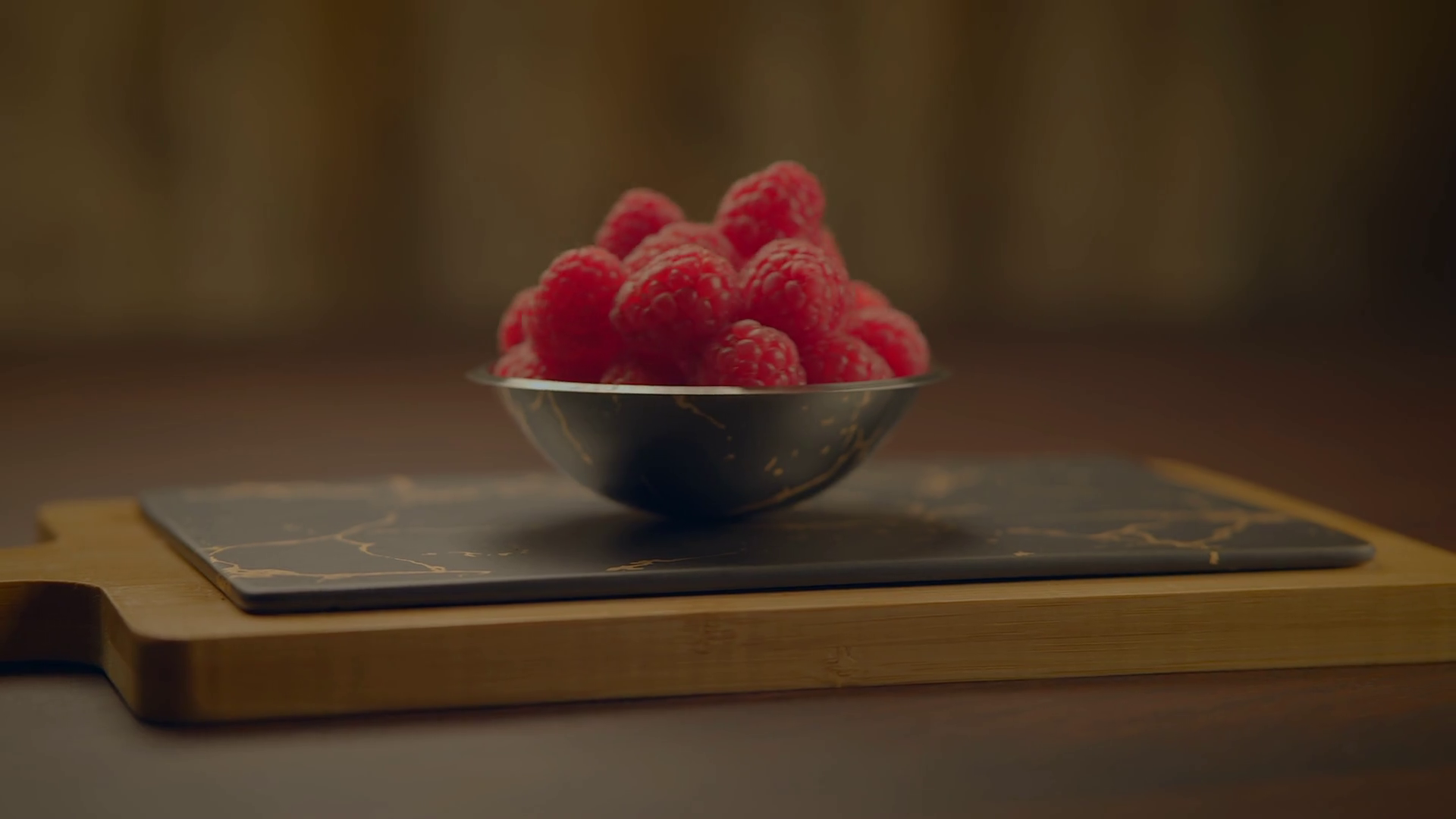 Fresh Ripe Raspberries Blueberries Standing Stock Footage SBV-348716016 ...
