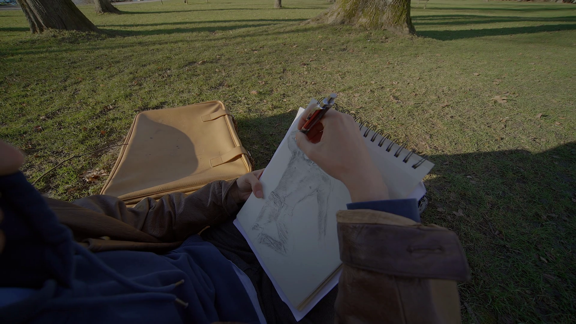 Artistic Man Hand Crafting Artwork Draft Stock Footage SBV-348955080 ...