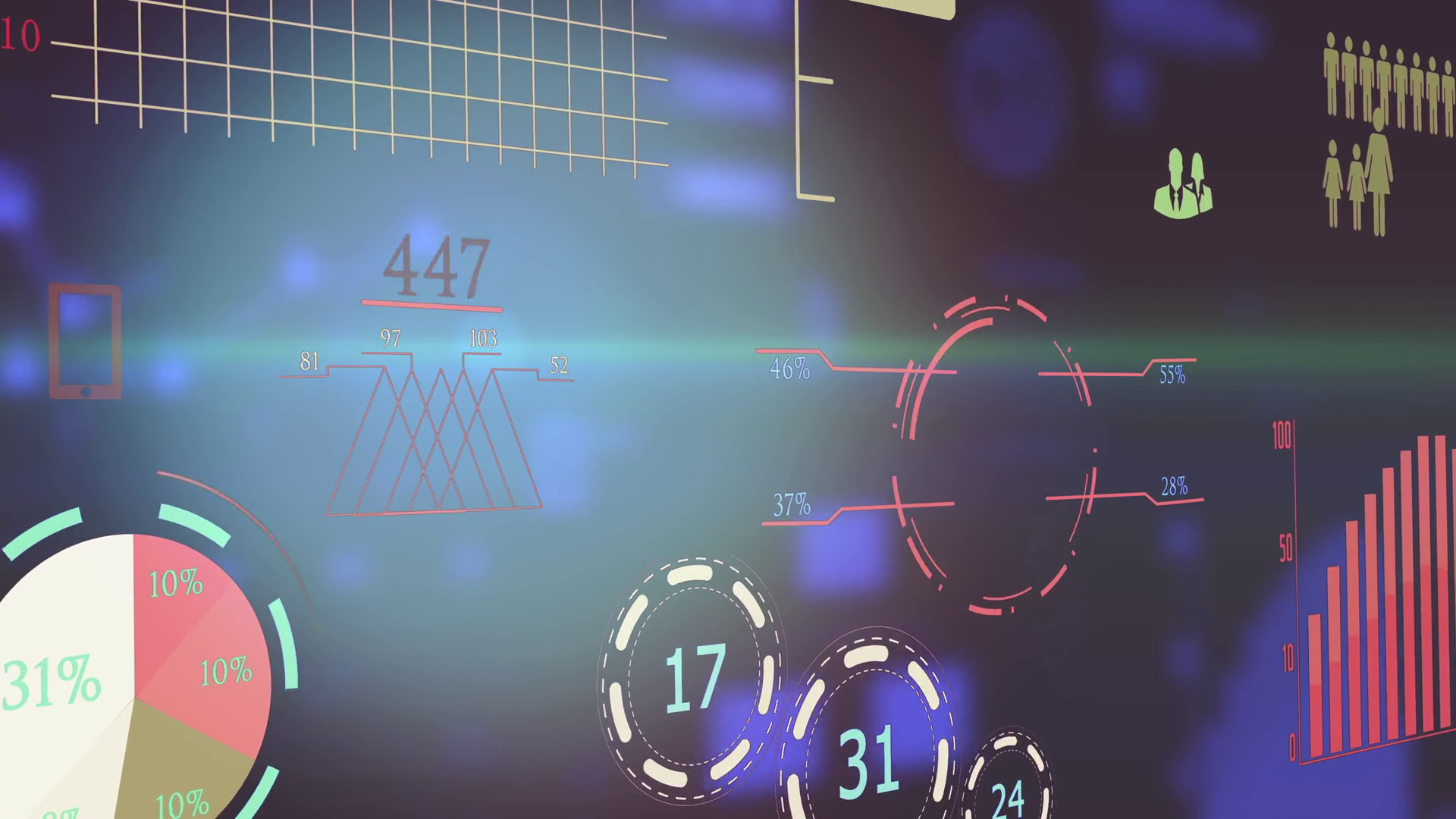 Animation Of Collecting Customer Data Big Stock Footage SBV-329963616 ...