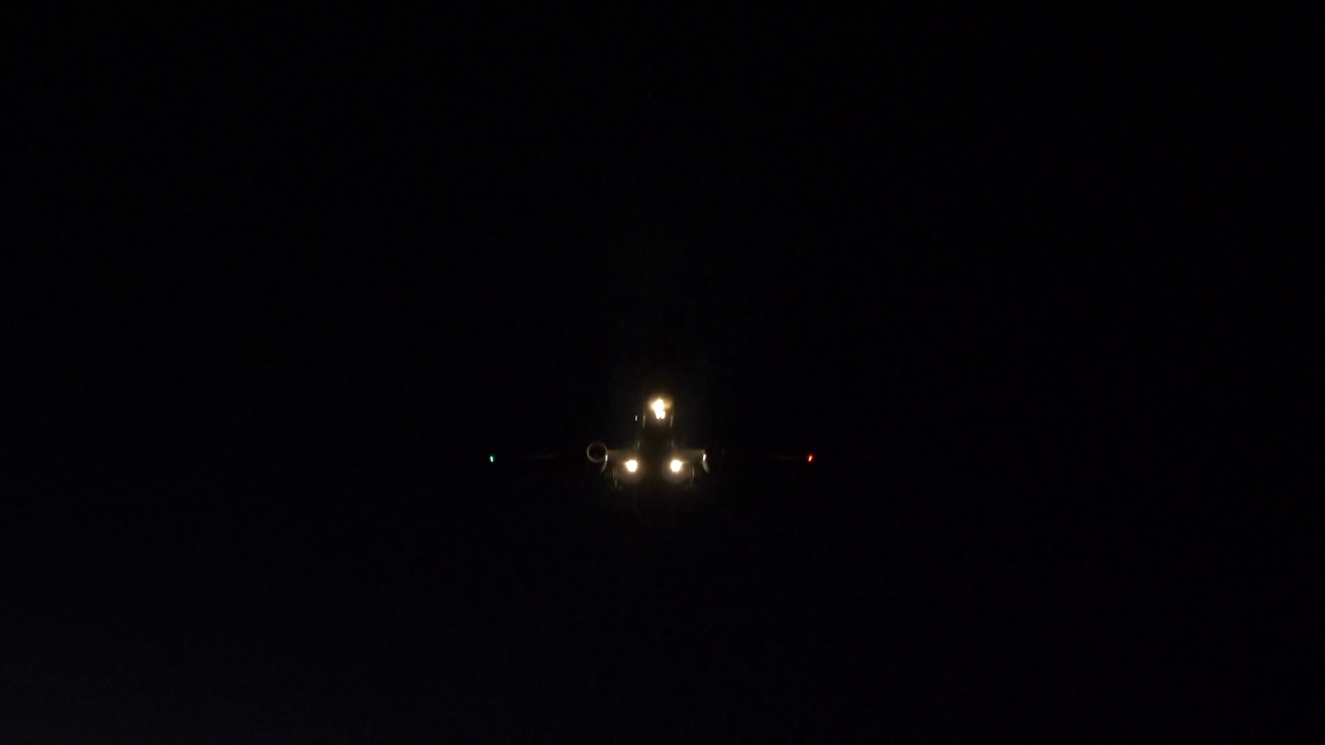 Commercial Airliner Aircraft Plane Night Stock Footage SBV-330005167 ...