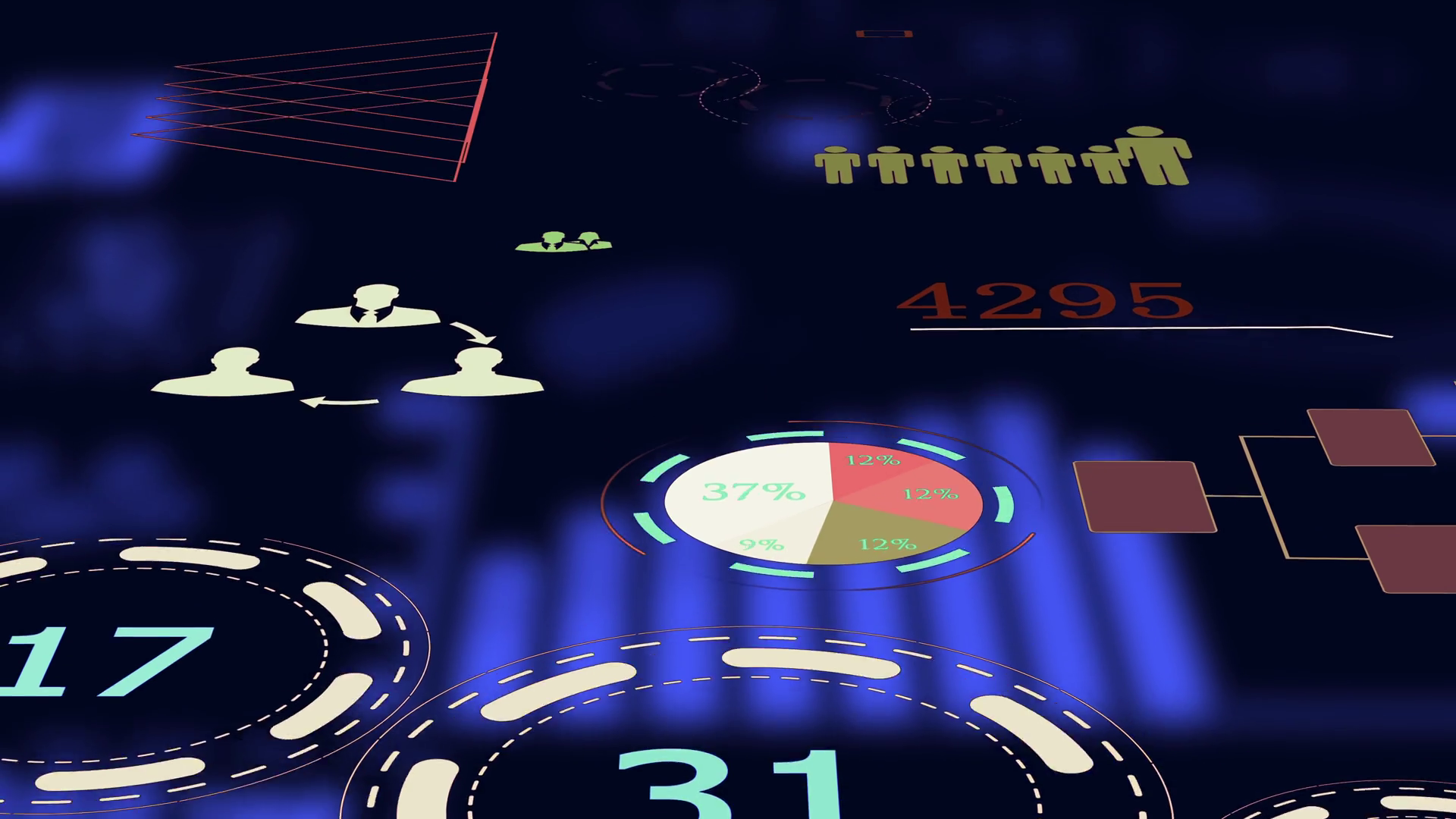 Digital Animated Statistics Of International Stock Footage SBV ...