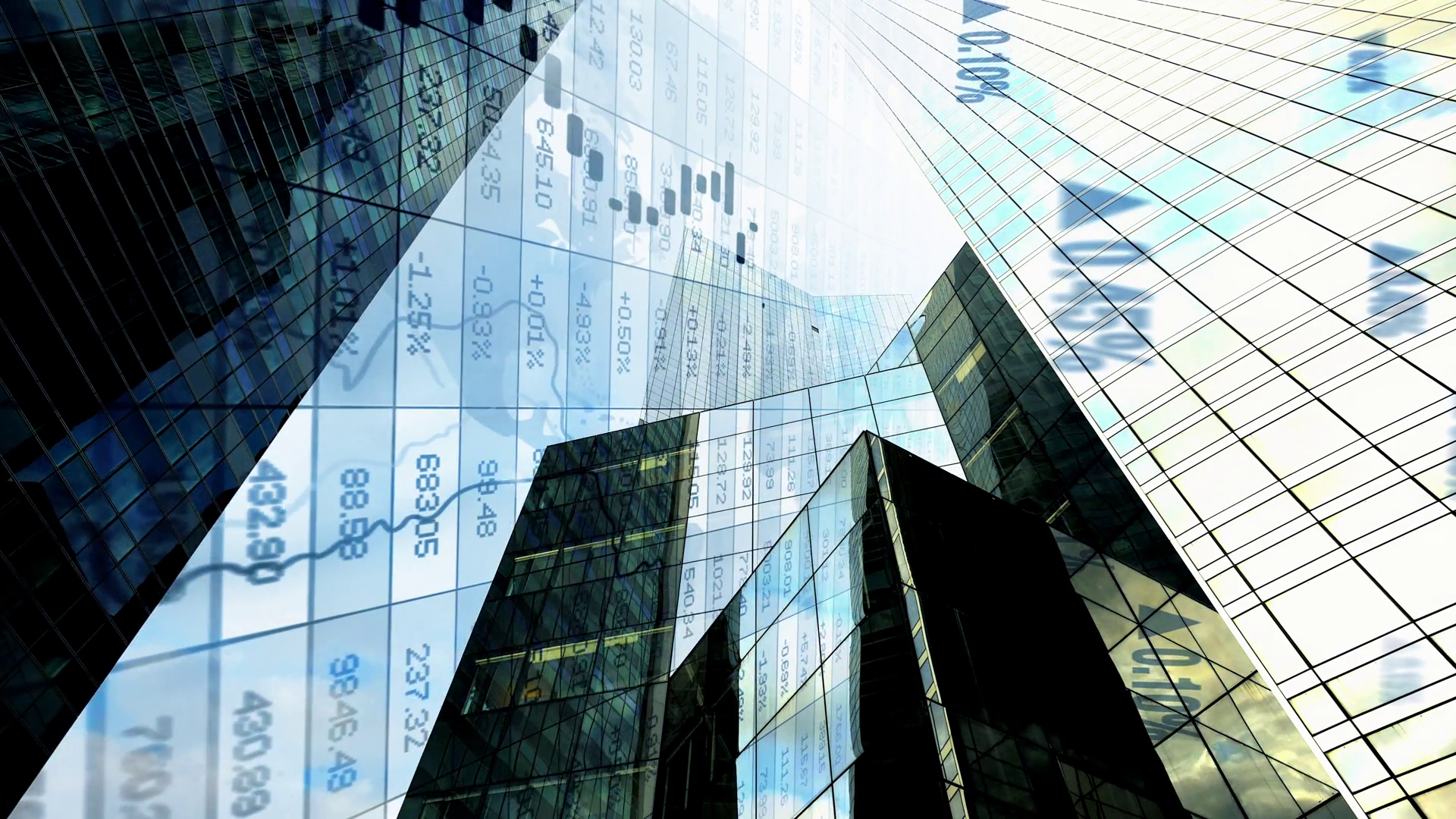 Digital Animation Of Finance Business Market Stock Footage SBV ...