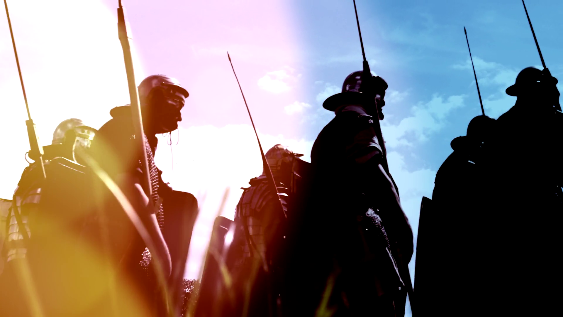 Gladiator Troop Marching Together Ready To Stock Footage SBV-346408034 ...