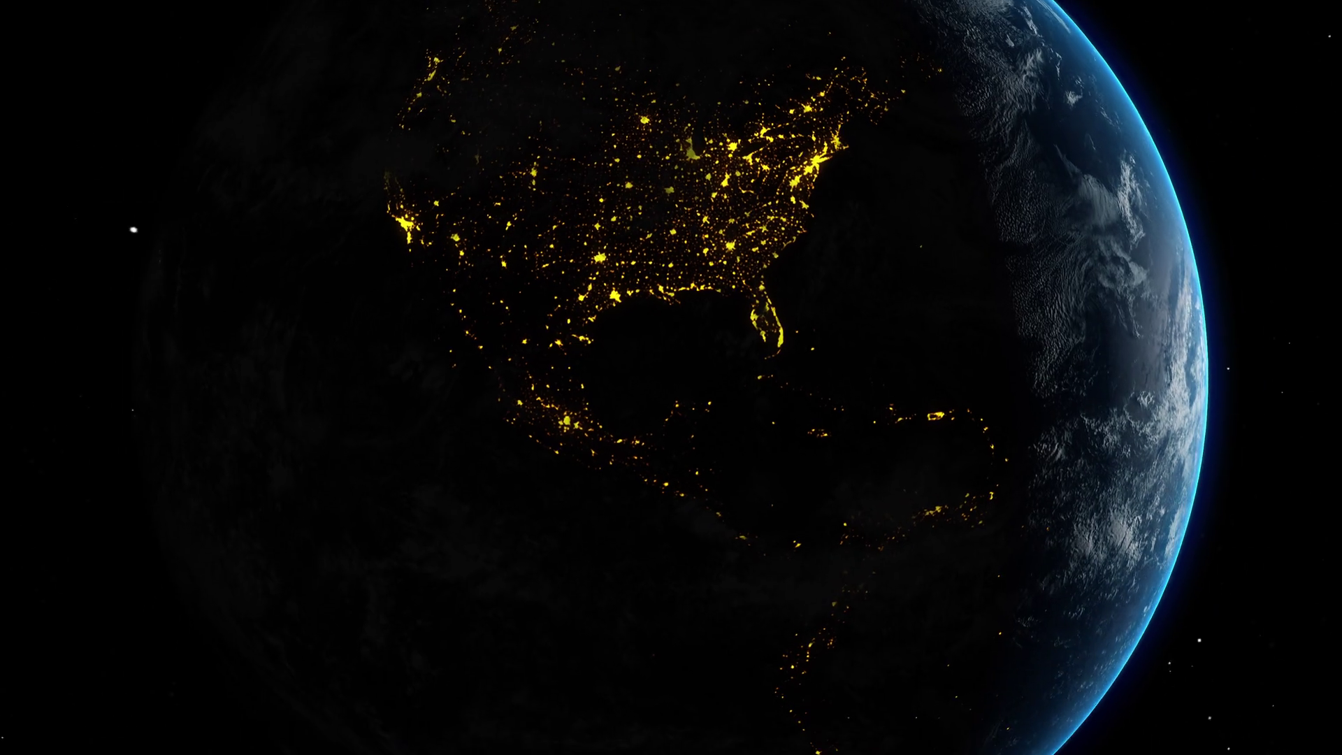 Space View Of Planet Earth Globe World Map Stock Motion Graphics SBV ...