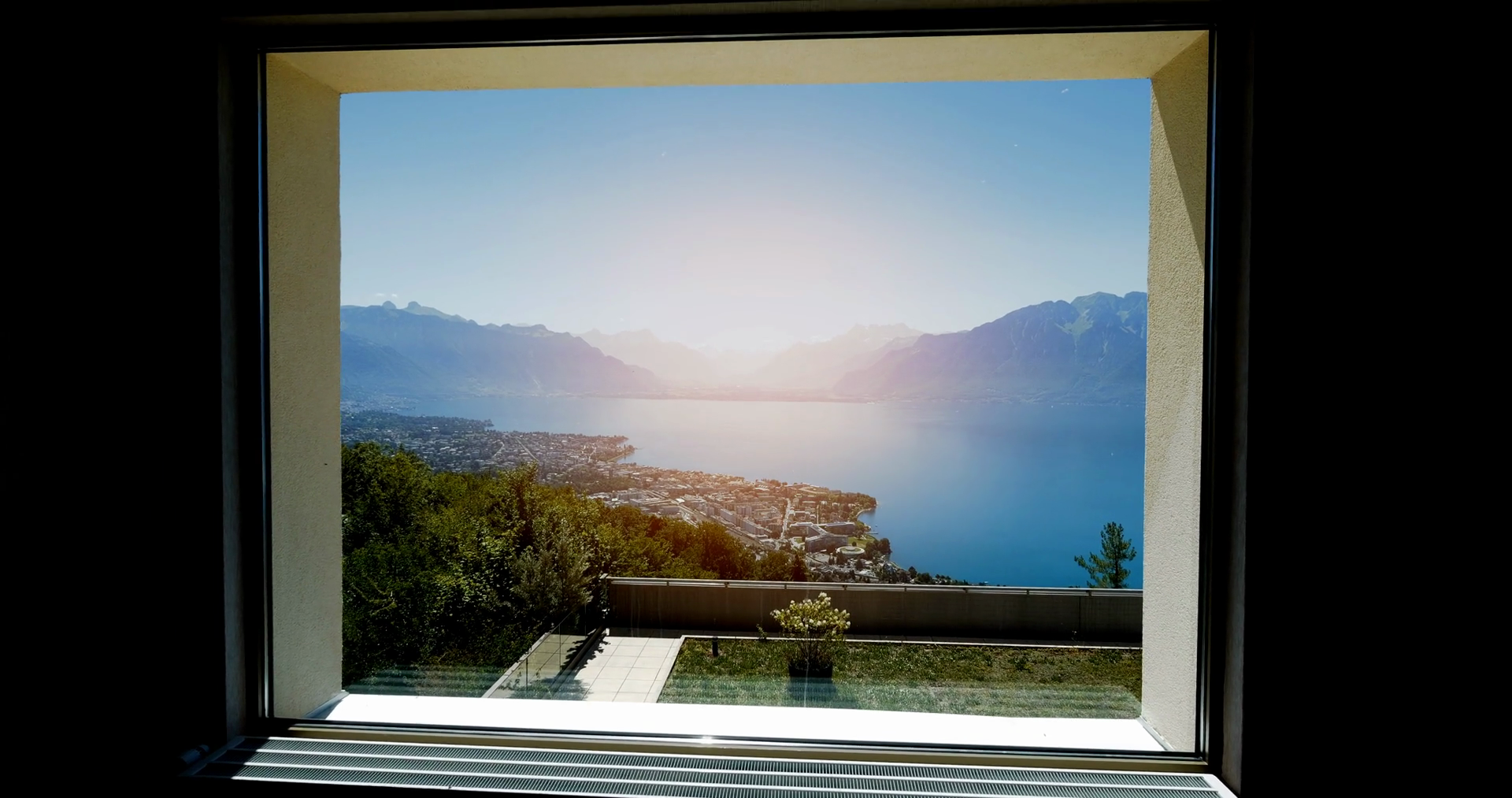 Mountain Landscape Scenery Window View Stock Footage SBV-347803362 ...