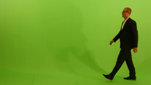 People Green Screen Walking Stock Footage: Royalty-Free Video Clips ...