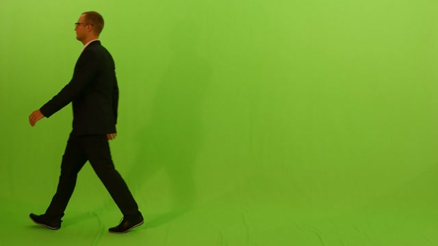 People Green Screen Walking Stock Footage: Royalty-Free Video Clips ...