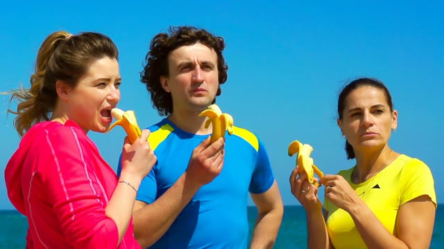 Women Eating Banana Stock Footage: Royalty-Free Video Clips - Storyblocks