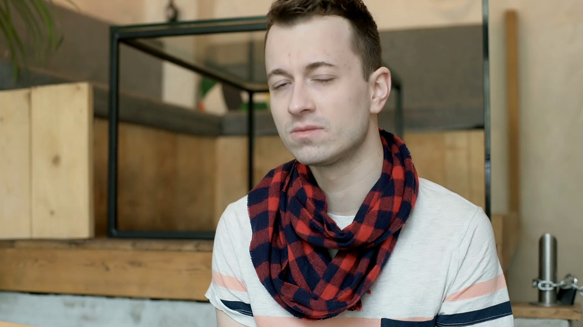 Worried Man Having Problems Thinking About Stock Footage SBV-312862247 ...