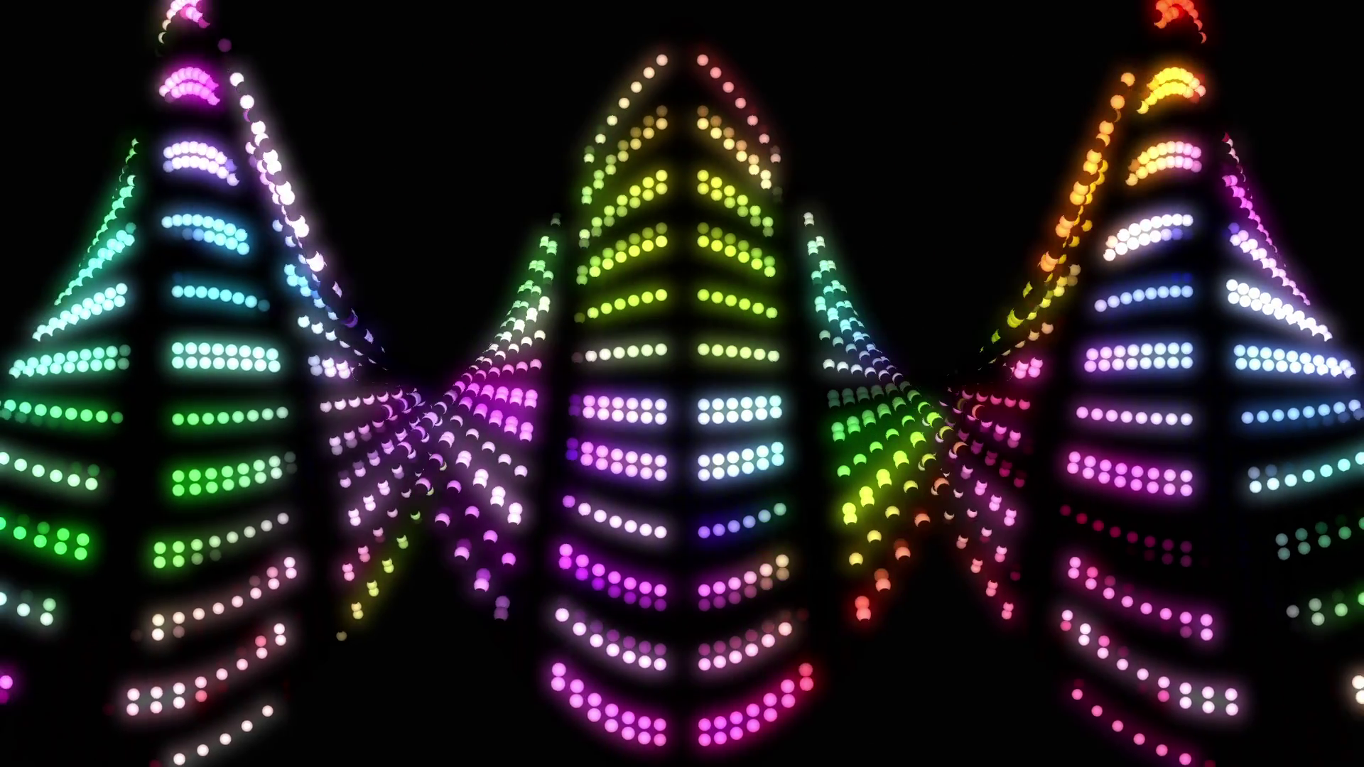 Abstract colorful led lights Motion Background - Storyblocks