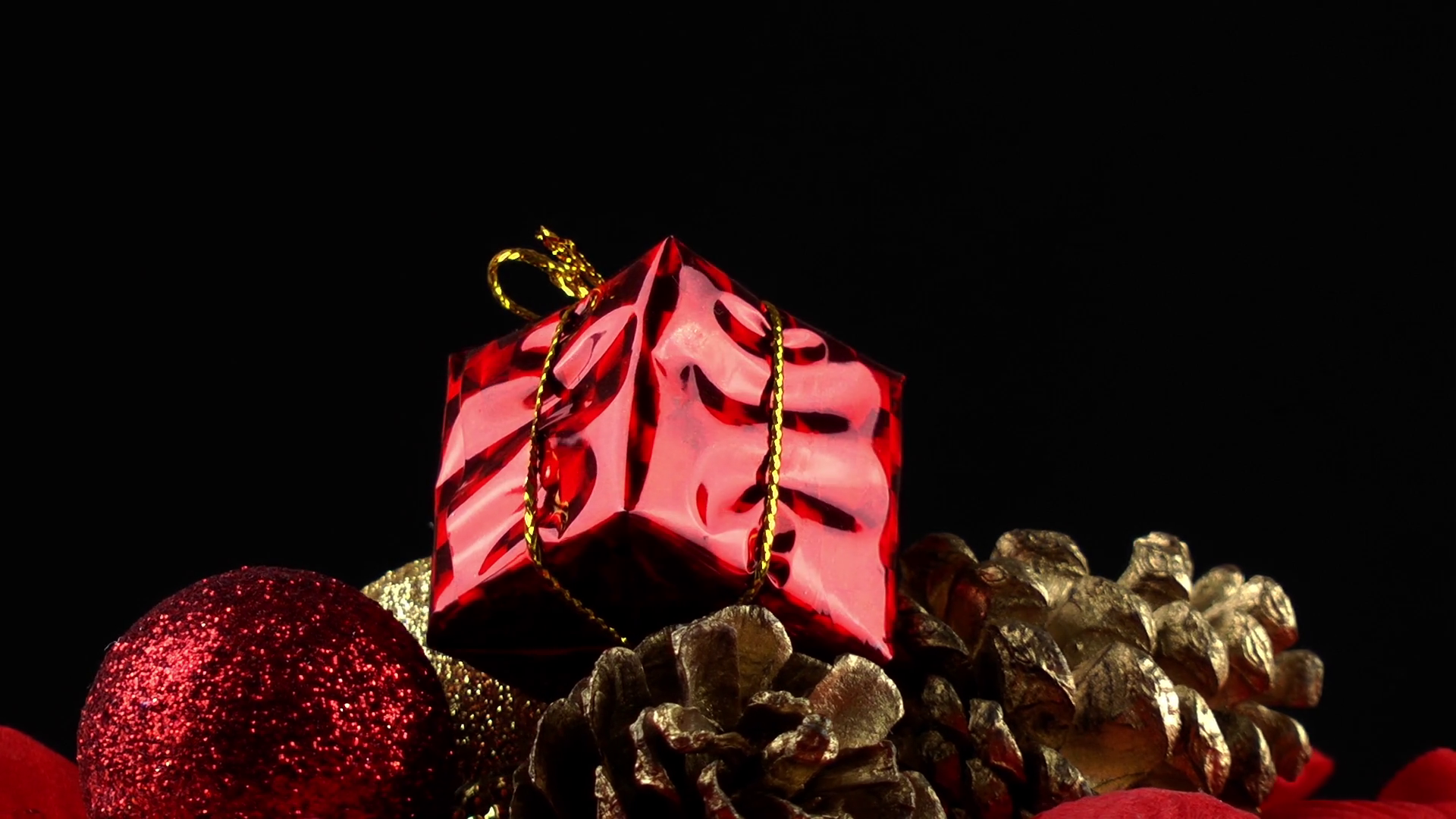 Rotating Christmas Ornaments Gift Stock Footage SBV-305667379 - Storyblocks