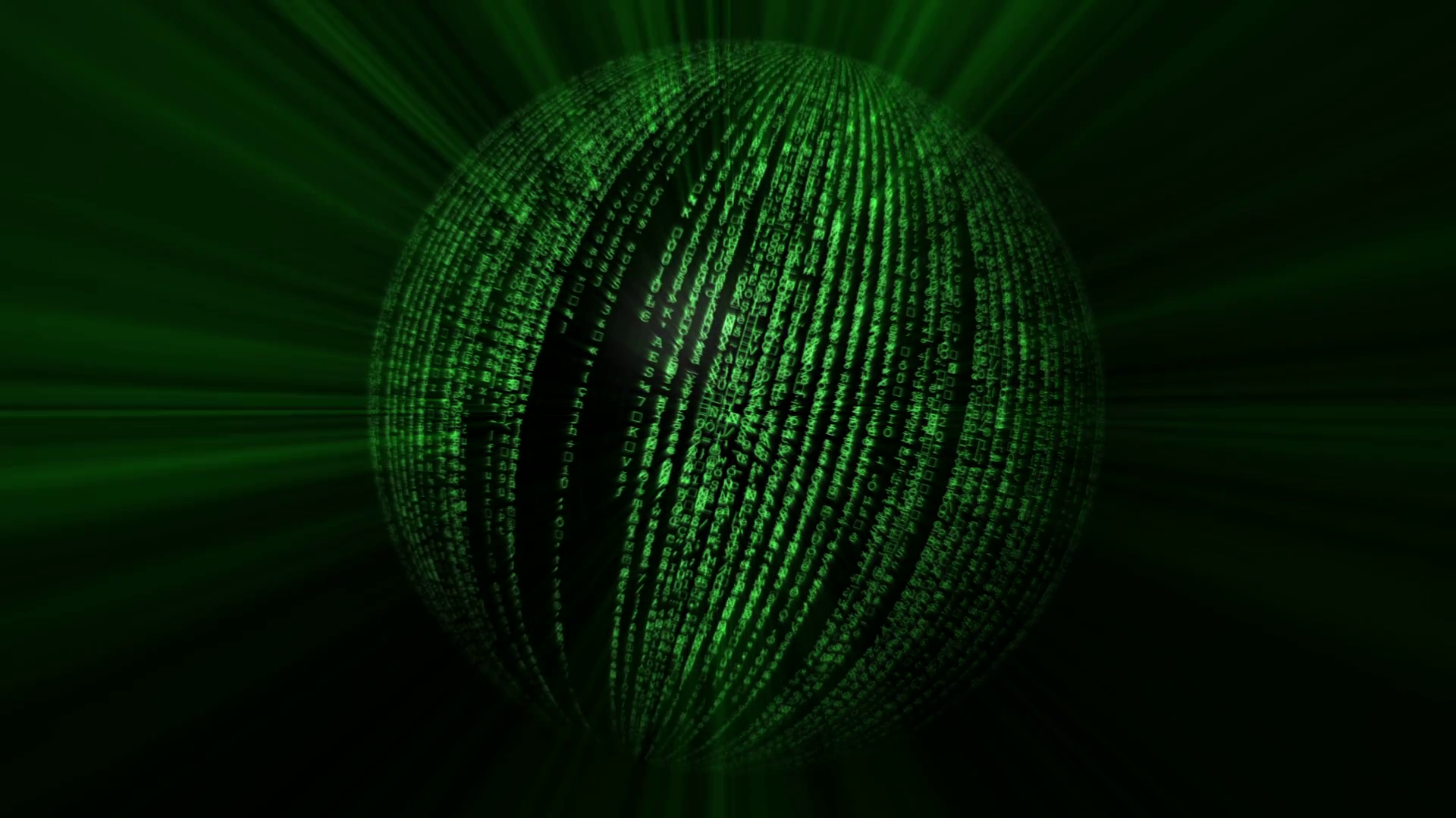 Technology Matrix Planet-spinning Technology Stock Motion Graphics SBV ...