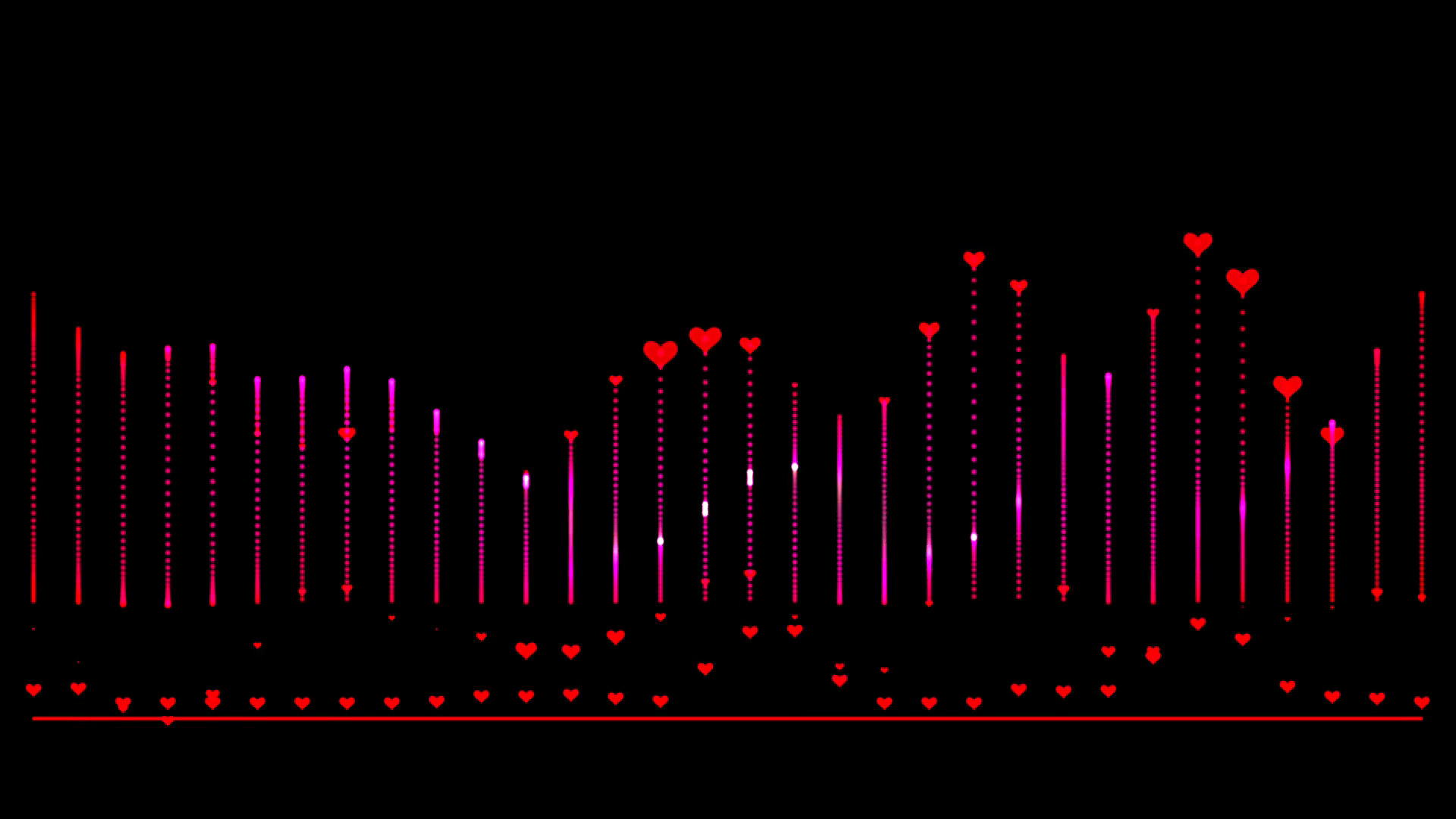 Love Sound Equalizer With Hearts Stock Motion Graphics SBV-338739956 ...