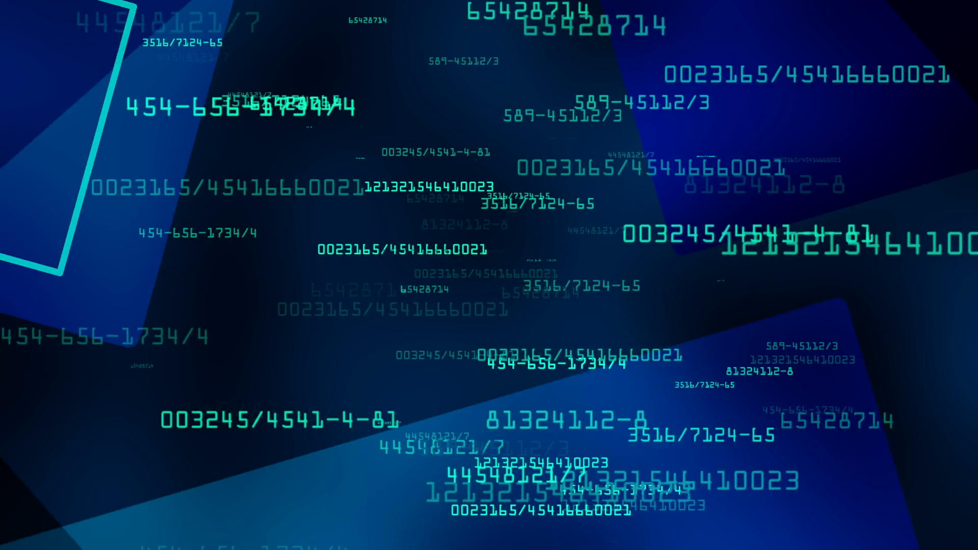 Digital codes flowing on blue background Motion Background 00:20 SBV ...