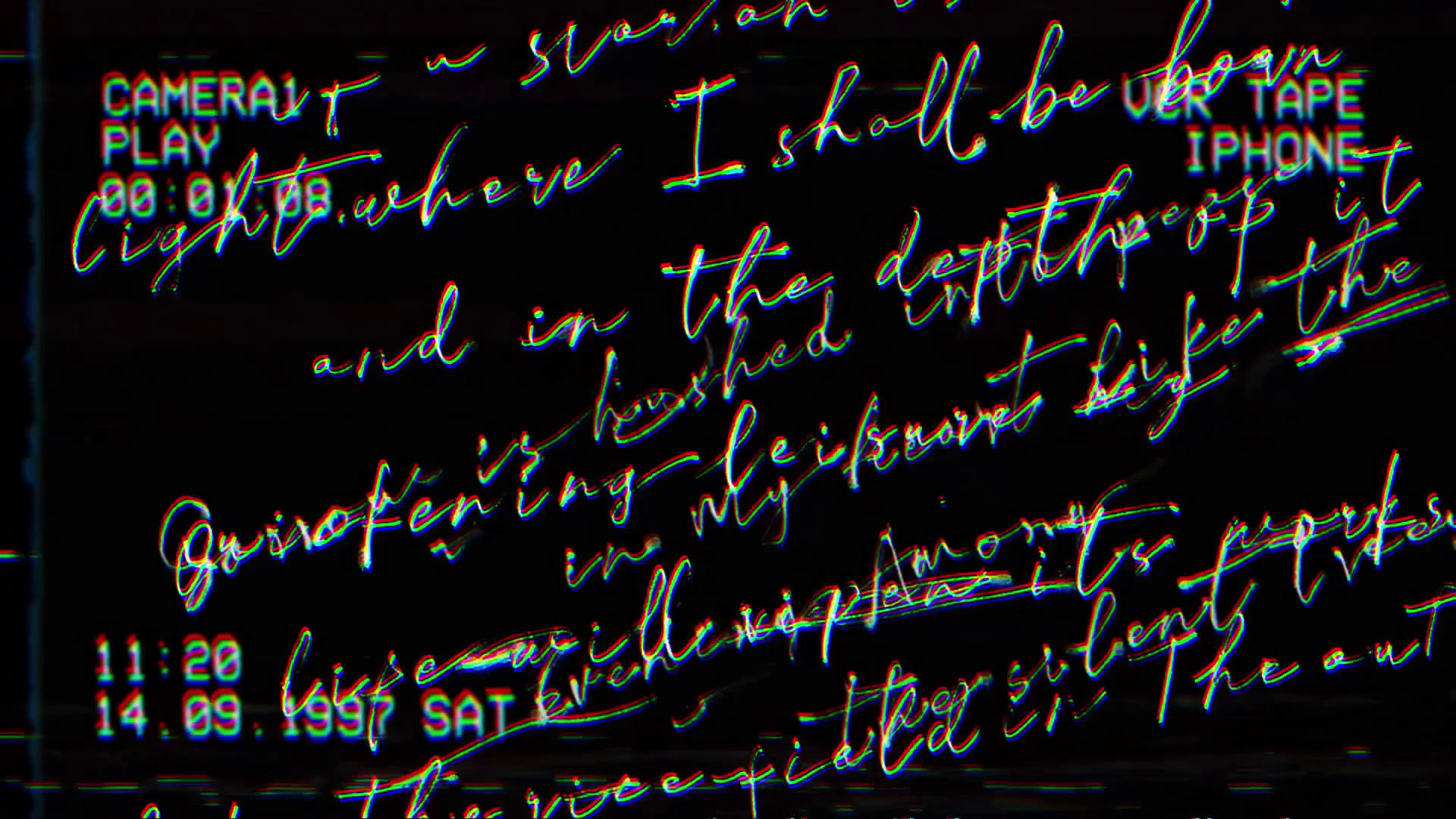 Vintage Vhs Glitch Art Poem: Love Dreams Stock Motion Graphics SBV ...