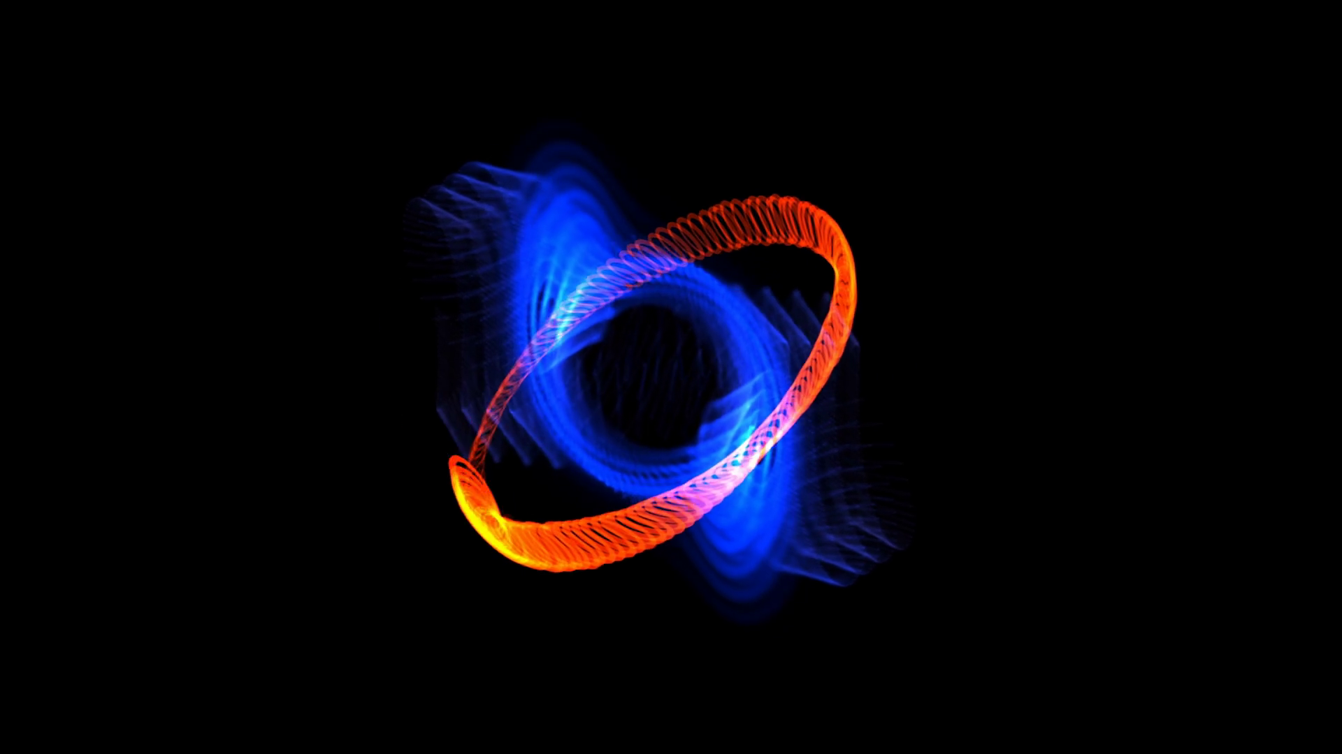 Abstract Red Blue Rotating Shapes On Black Stock Motion Graphics SBV-352059102 - Storyblocks