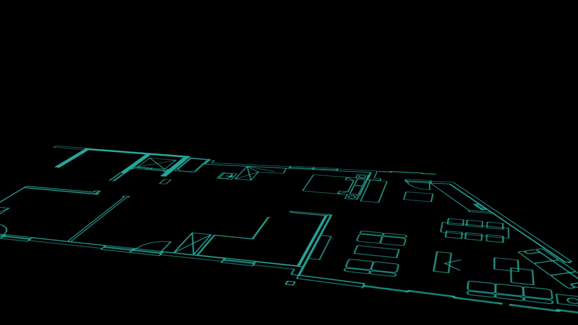 Abstract Architecture Background: Blueprint Stock Motion Graphics SBV ...