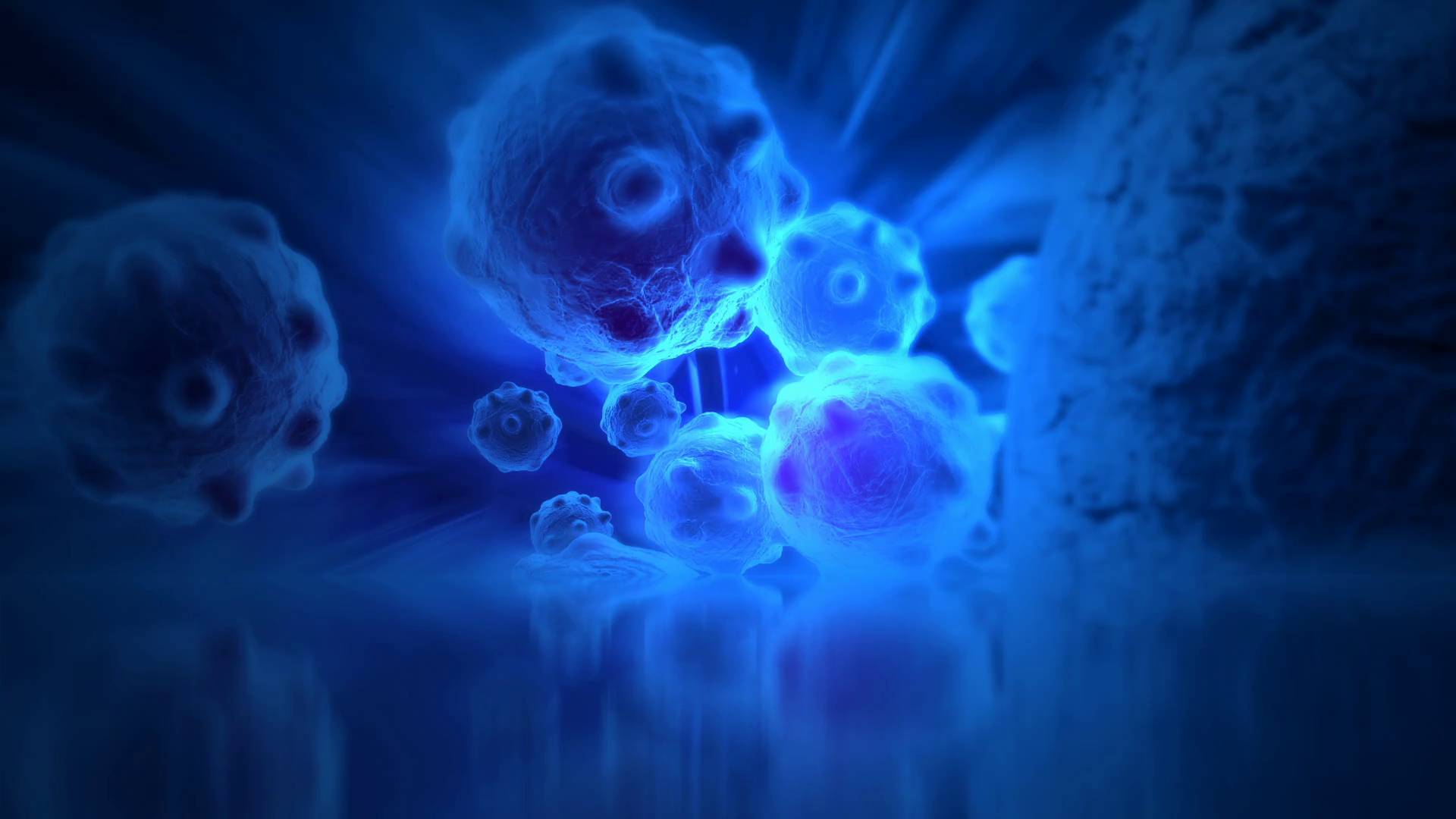 Animation Of Damaged Disintegrating Cancer Stock Motion Graphics SBV ...