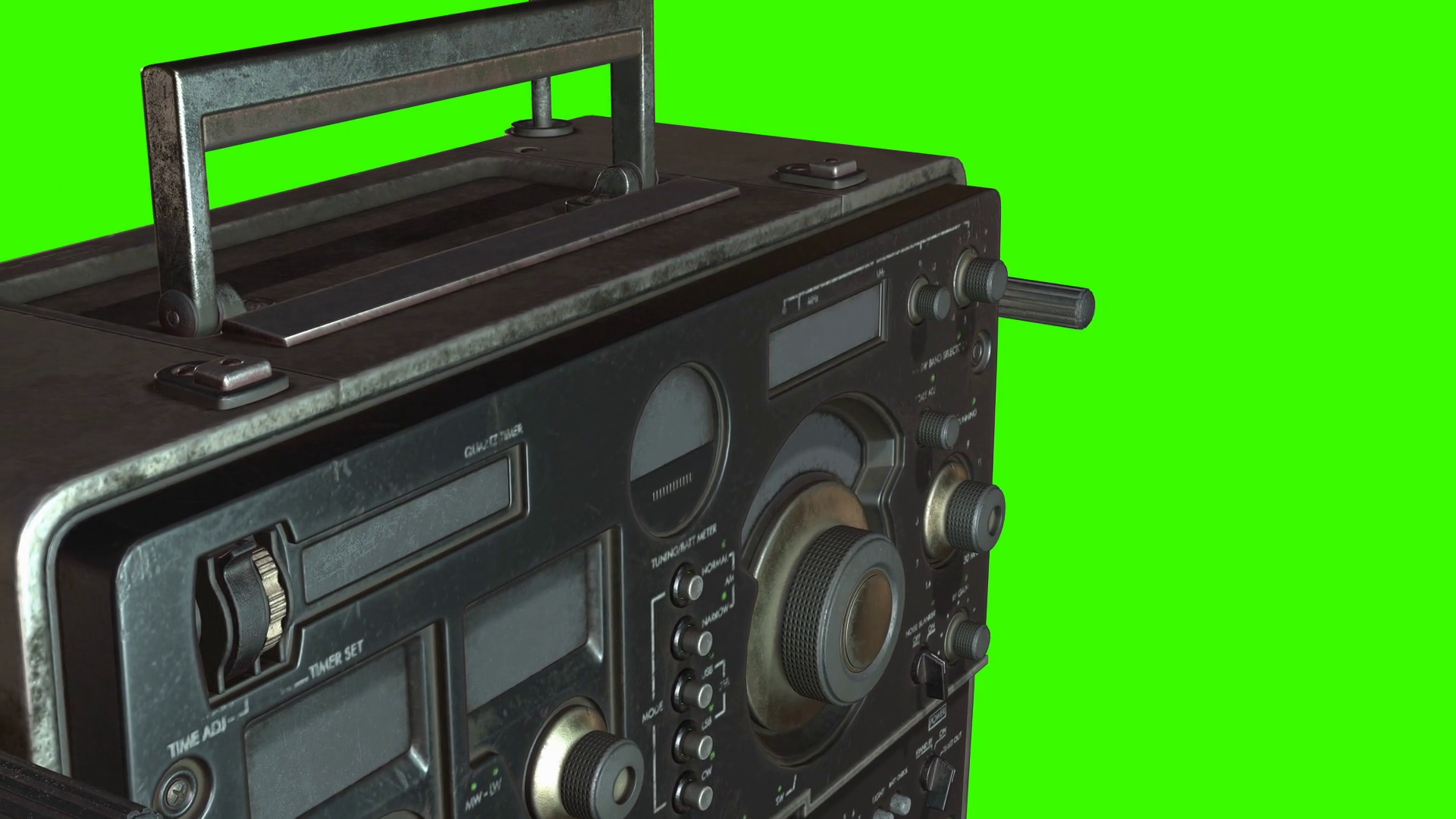 Animation Of Vintage Old Radio On Green Stock Motion Graphics SBV ...