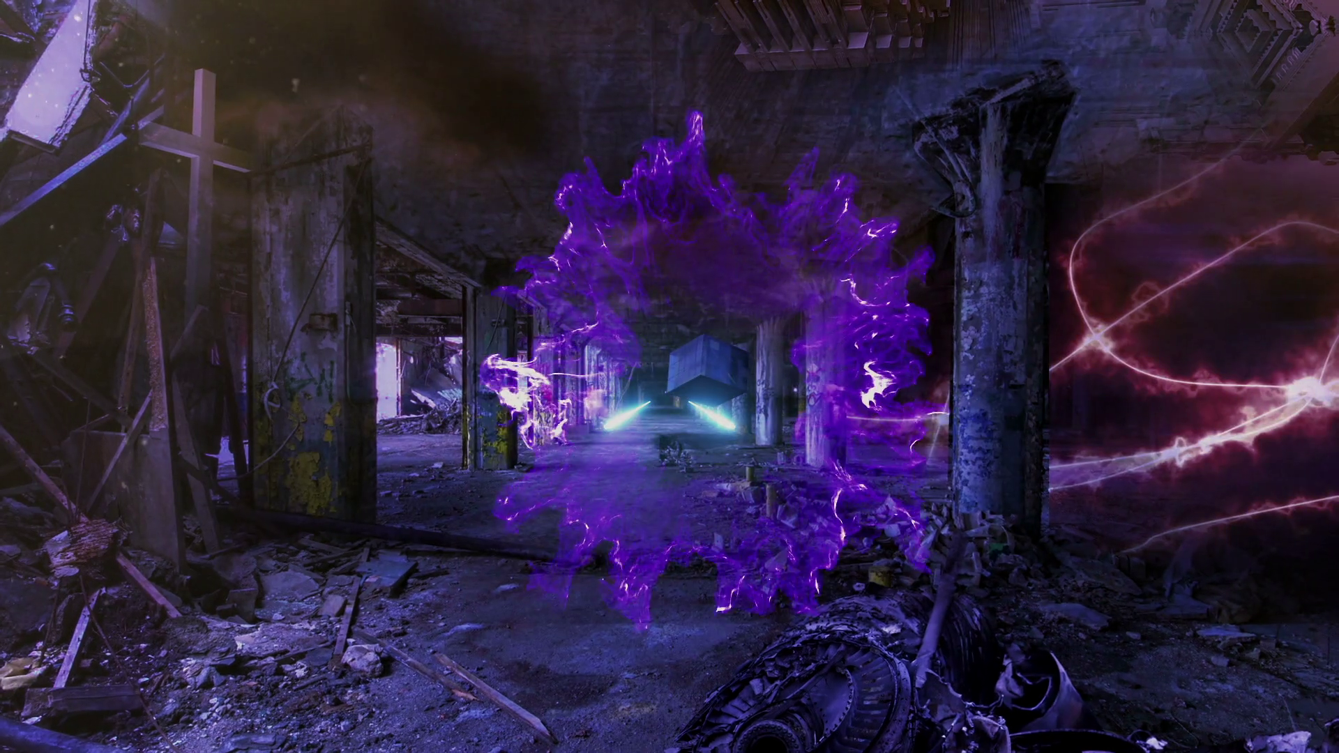 Animation - Post Apocalyptic Scene Stock Motion Graphics SBV-316938427 ...