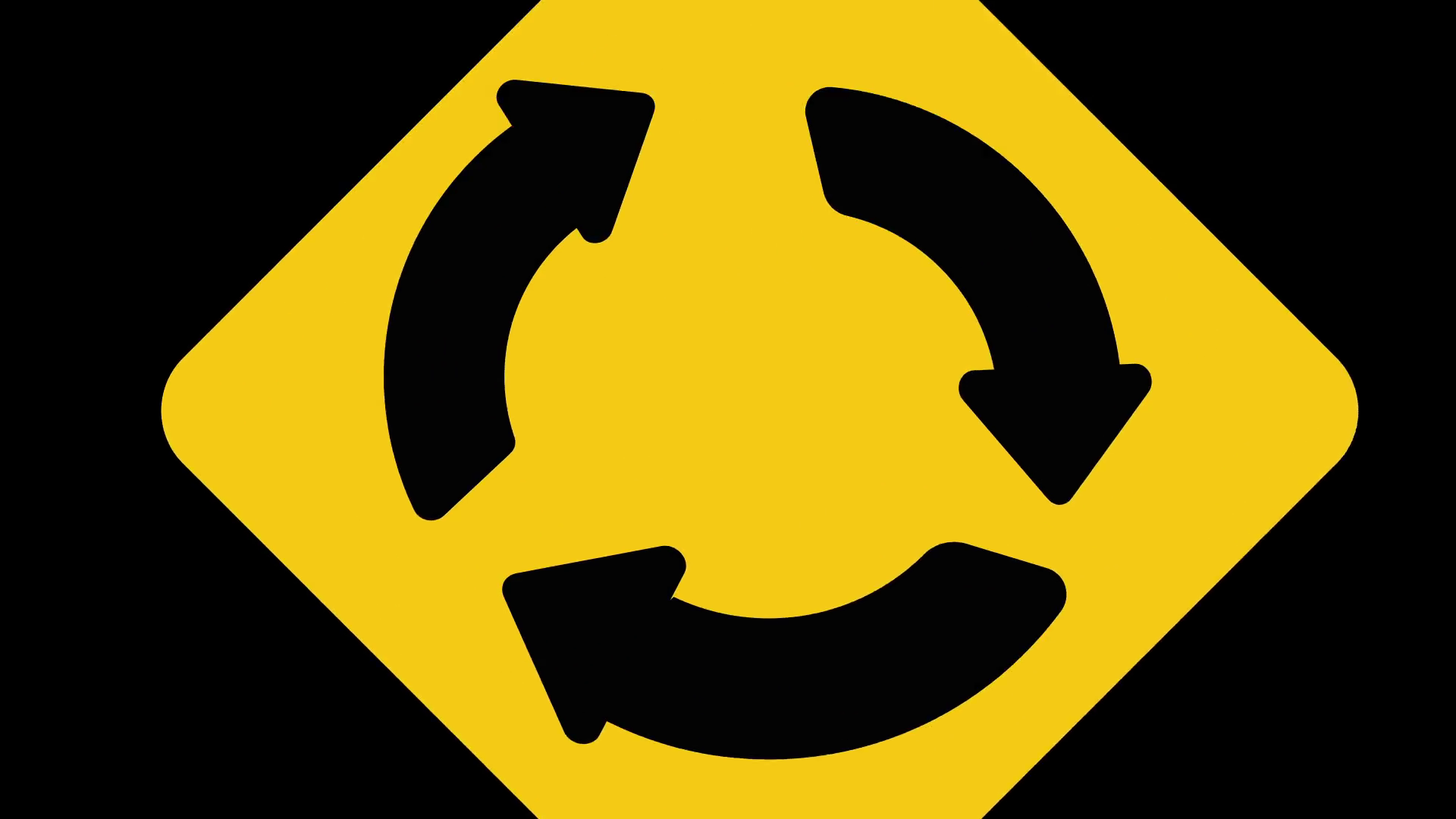 2d Animation Of Scaling Traffic Sign On Stock Motion Graphics SBV ...