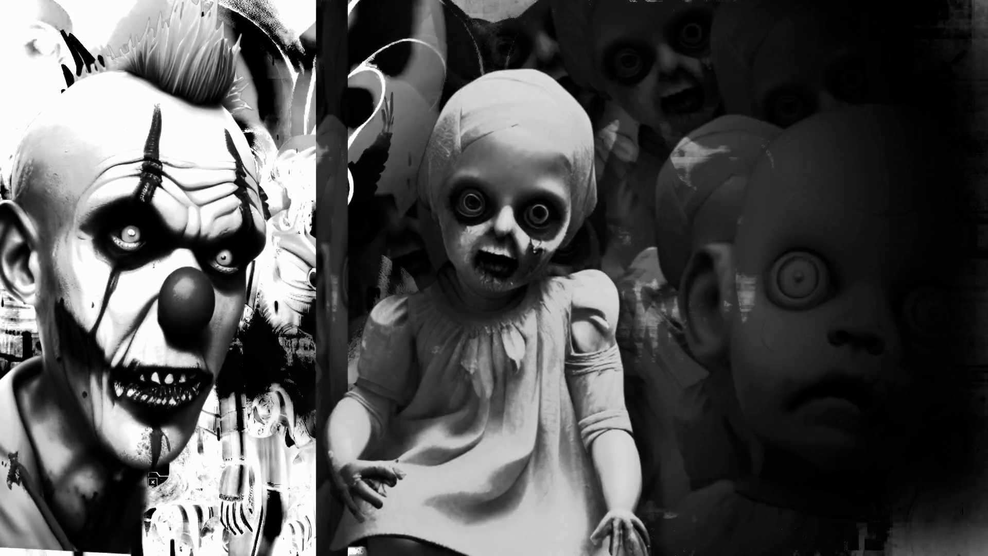 Animation Of Spookycreepy Scary Vintage Stock Motion Graphics SBV ...