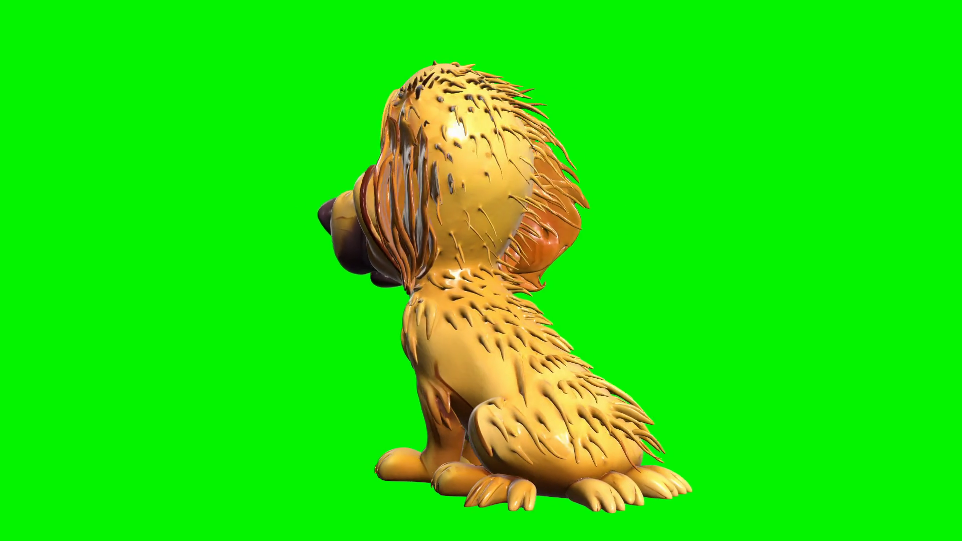 Cute Animated Golden Retriever Cartoon Dog Stock Motion Graphics SBV ...