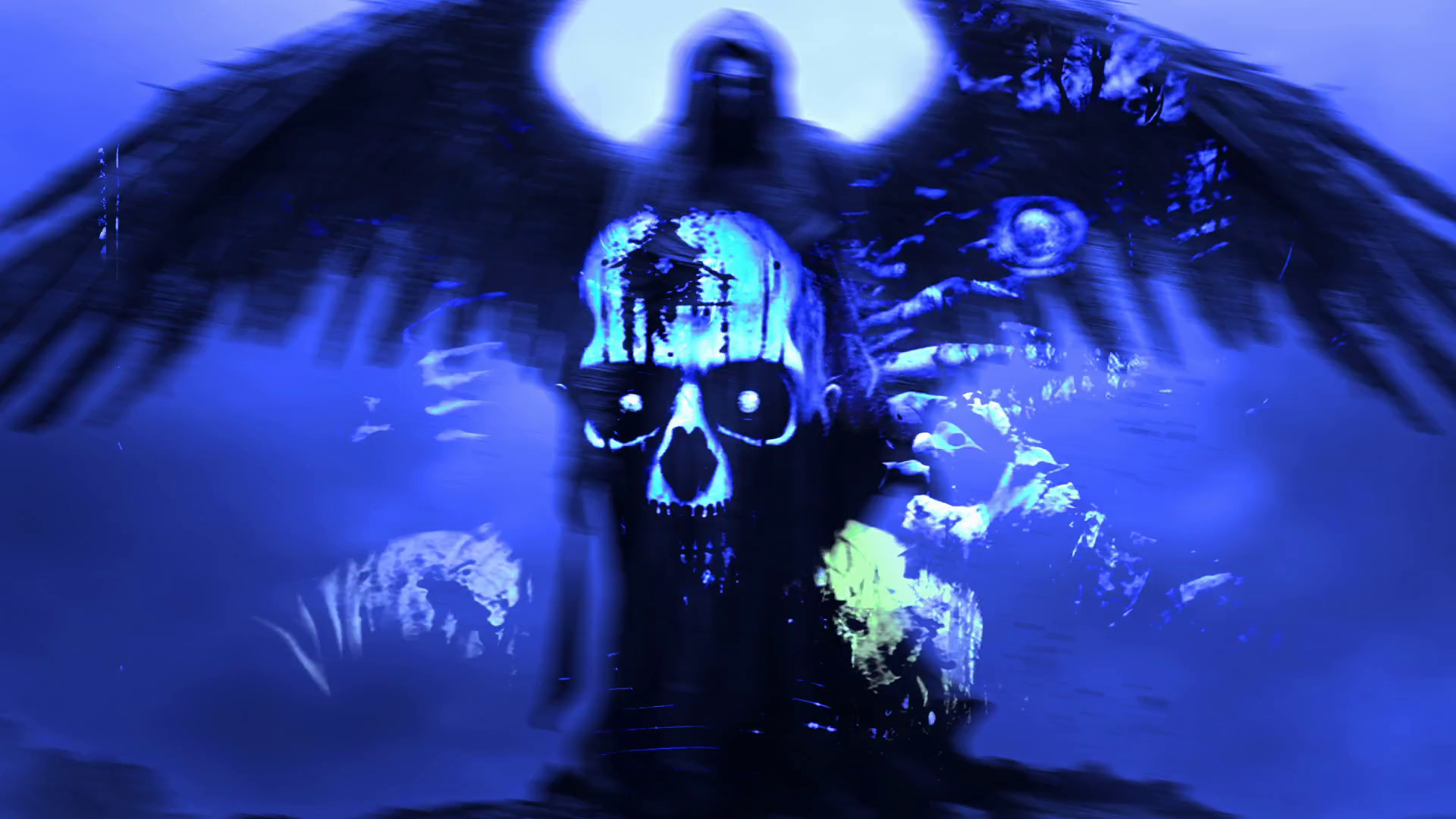 Animation - Angel Of Death With Open Wings Stock Motion Graphics SBV ...