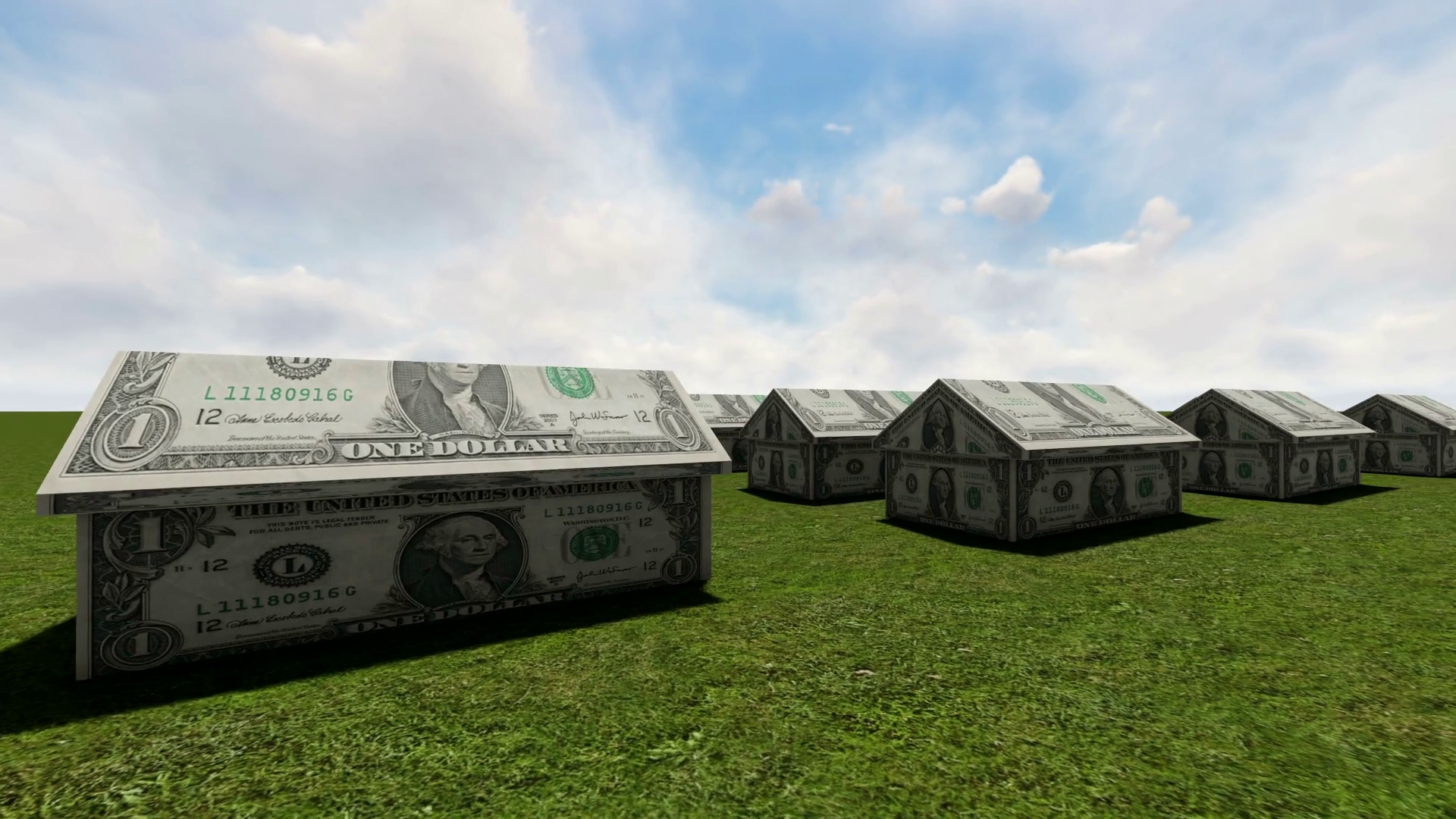 House Made Of Cash Keyreal Estate Finance Stock Motion Graphics SBV ...