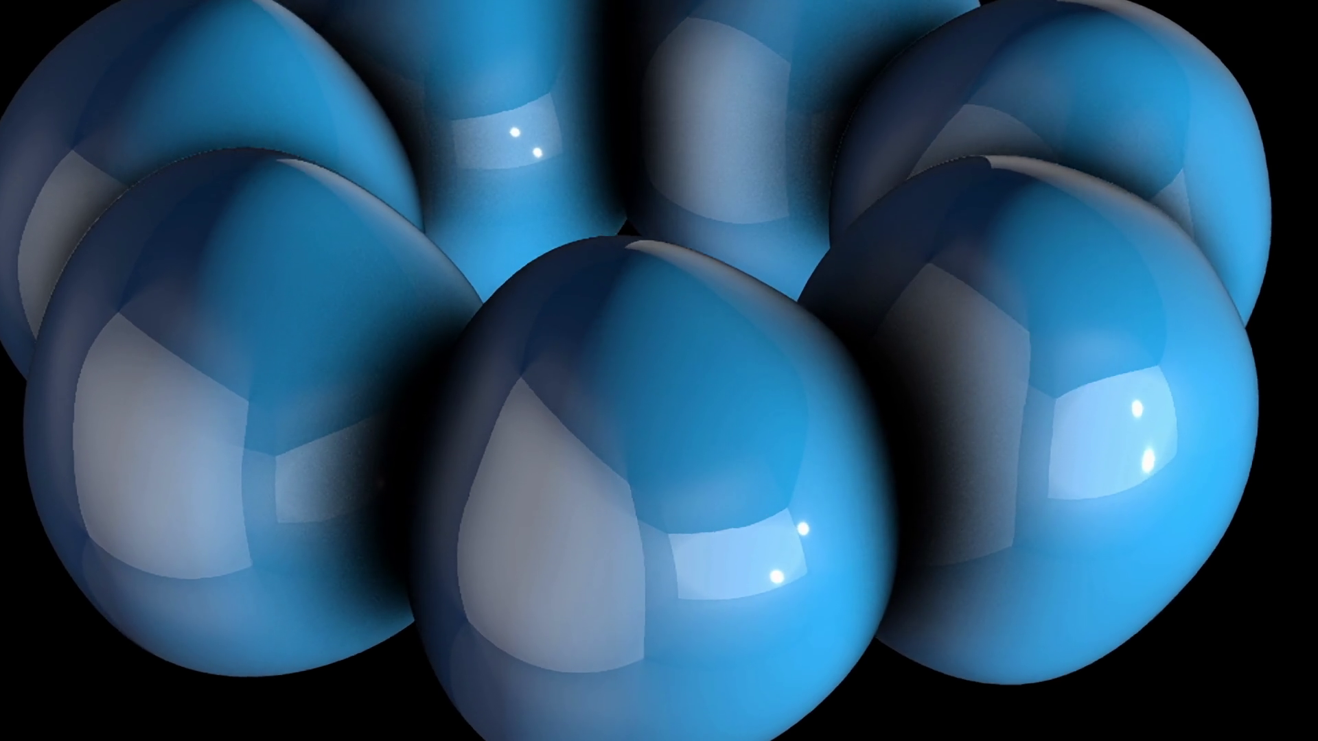 Morphing Blue Spheres: Abstract Animation On Stock Motion Graphics SBV ...