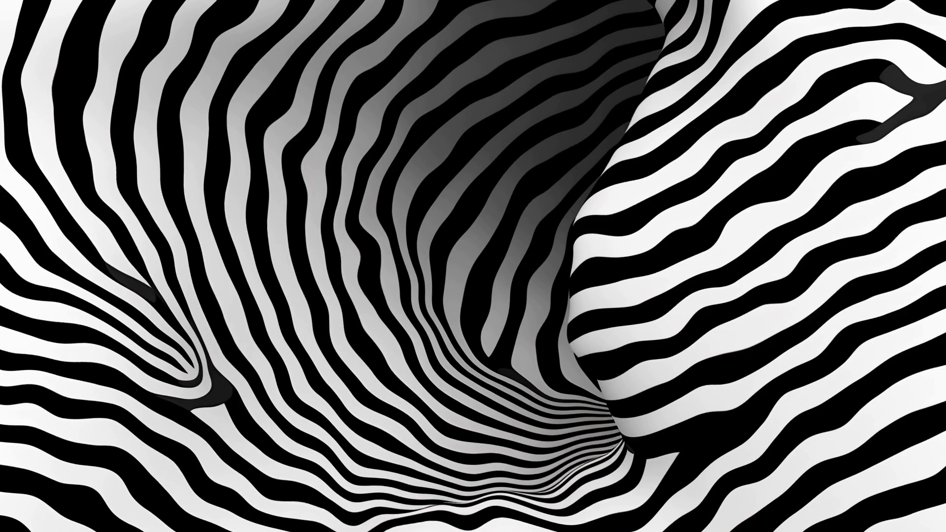 Animation - Black White Psychedelic Optical Stock Motion Graphics SBV ...