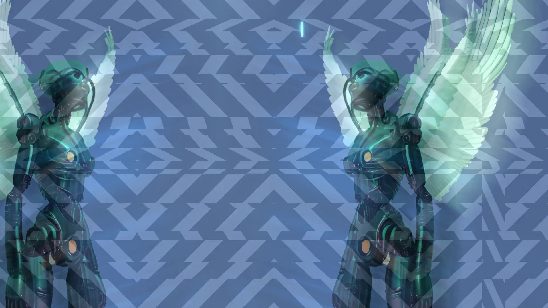 Animation Of Cyborg Angel Of Death Flapping Stock Motion Graphics SBV ...