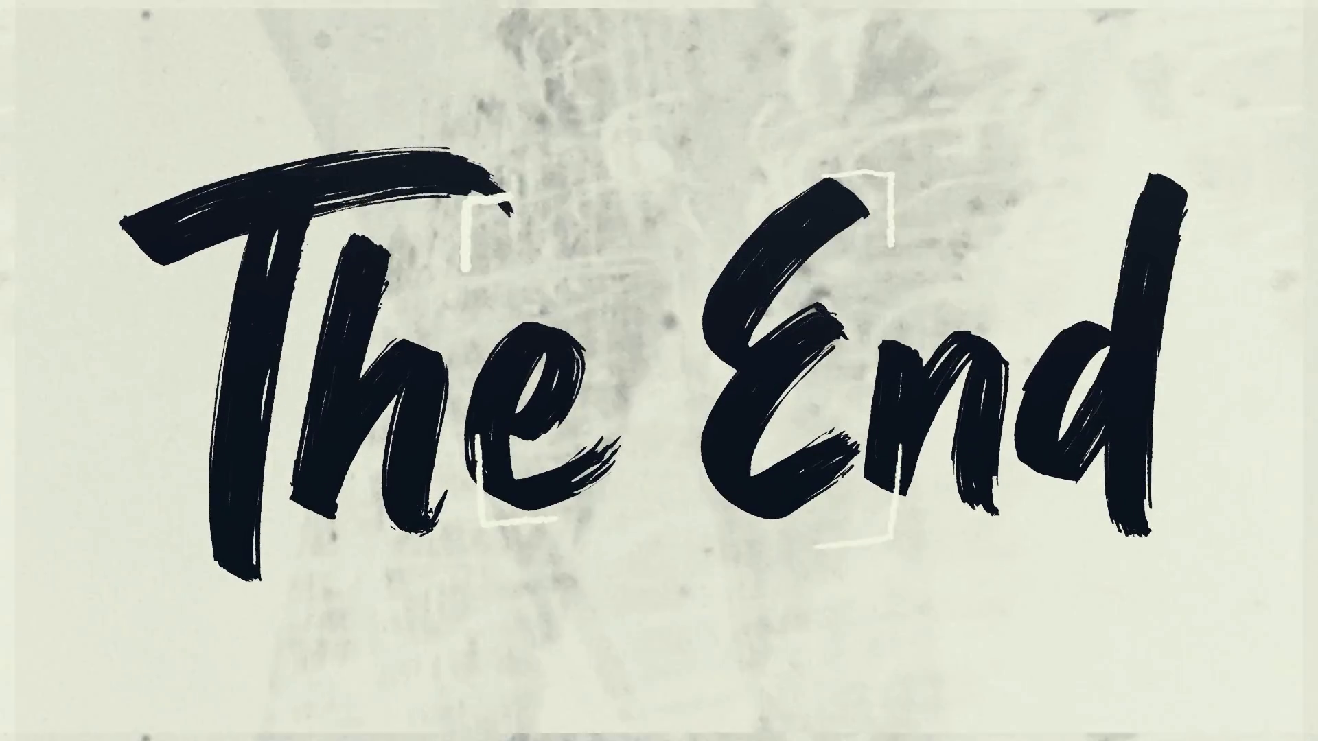 Dynamic 'the End' Title Card With Animated Stock Motion Graphics SBV ...