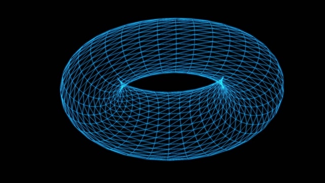 Torus | Science motion backgrounds - Storyblocks