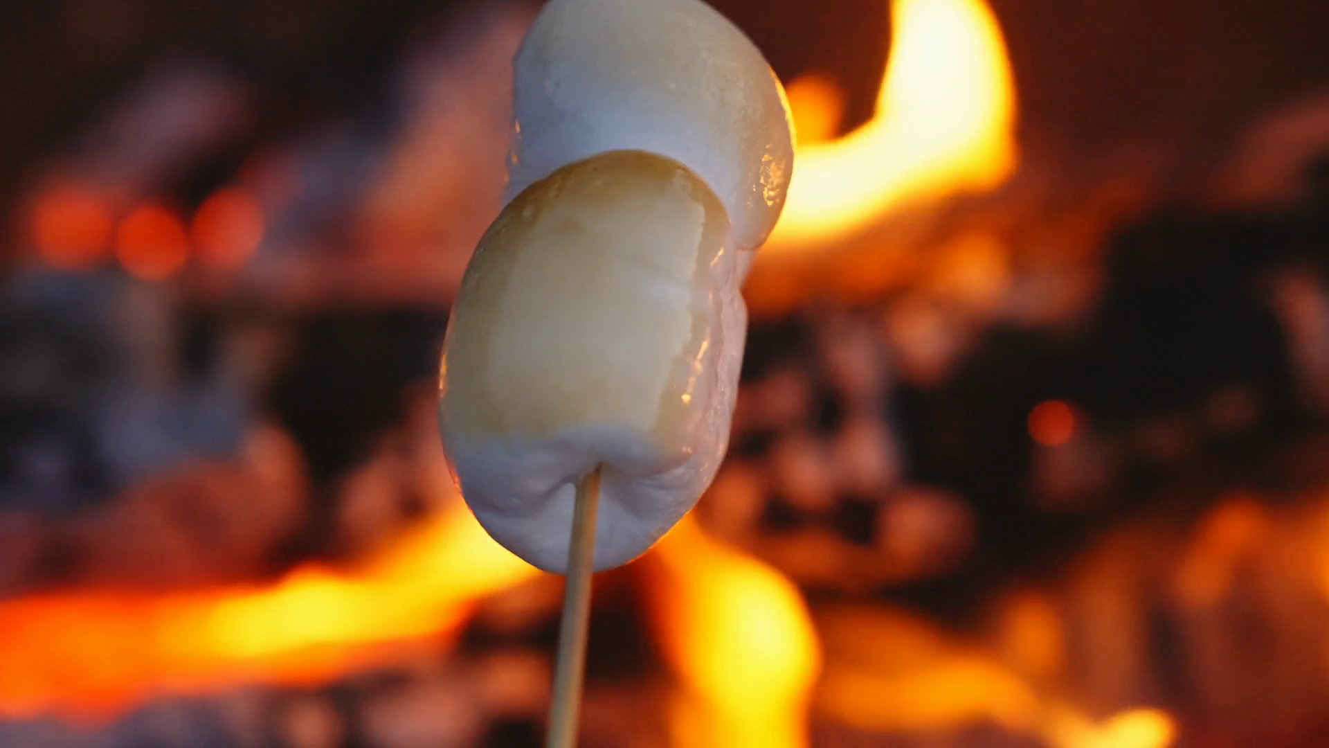 Marshmallow Over Fire Close Up Stock Footage SBV-348381498 - Storyblocks
