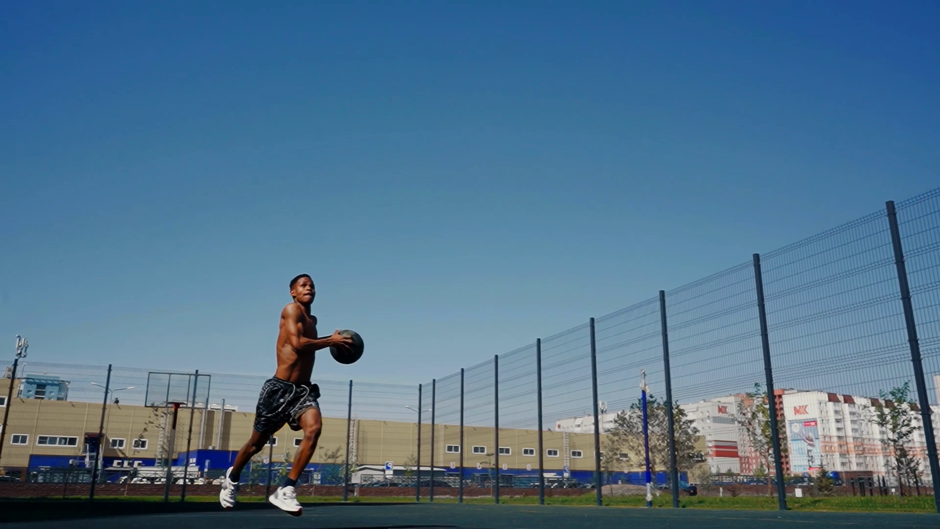Basketball Player Hits Ring Stock Footage SBV-348738654 - Storyblocks