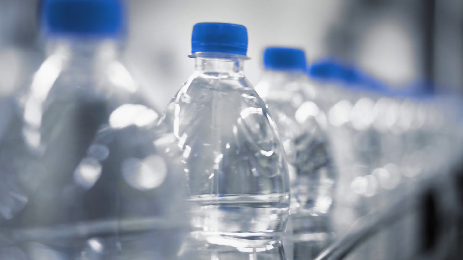 Bottled Pure Spring Water On Production Line Stock Footage SBV ...