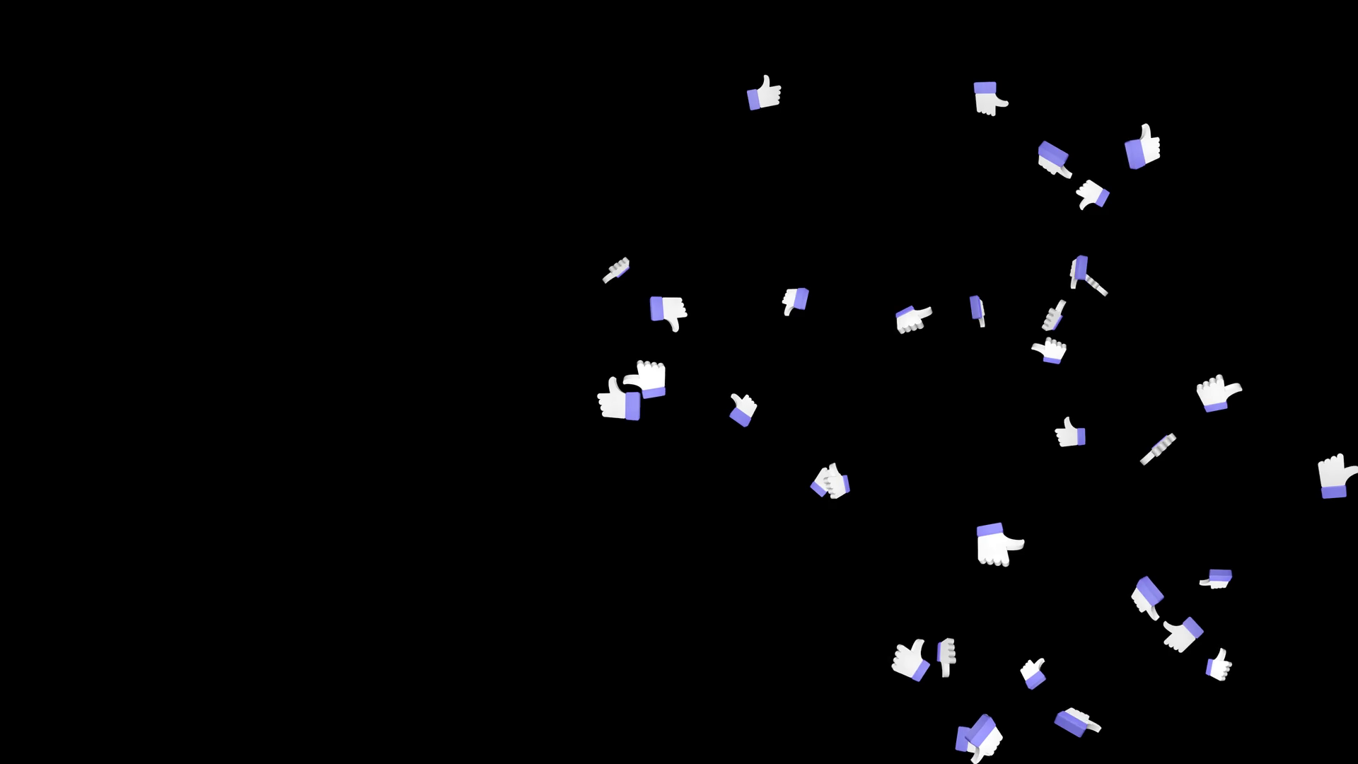 Exploding Overlay Thumbs Up Emoticon Stock Motion Graphics SBV ...